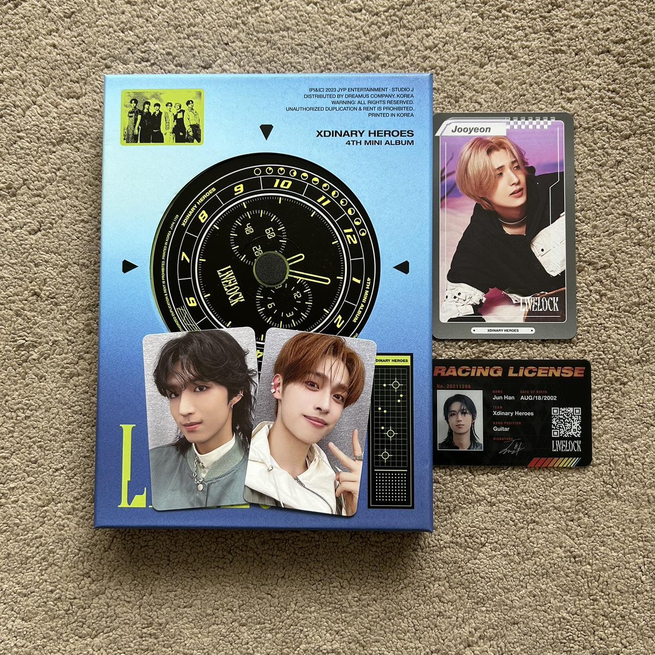 Xdinary heroes Livelock album with all inclusions... - Depop