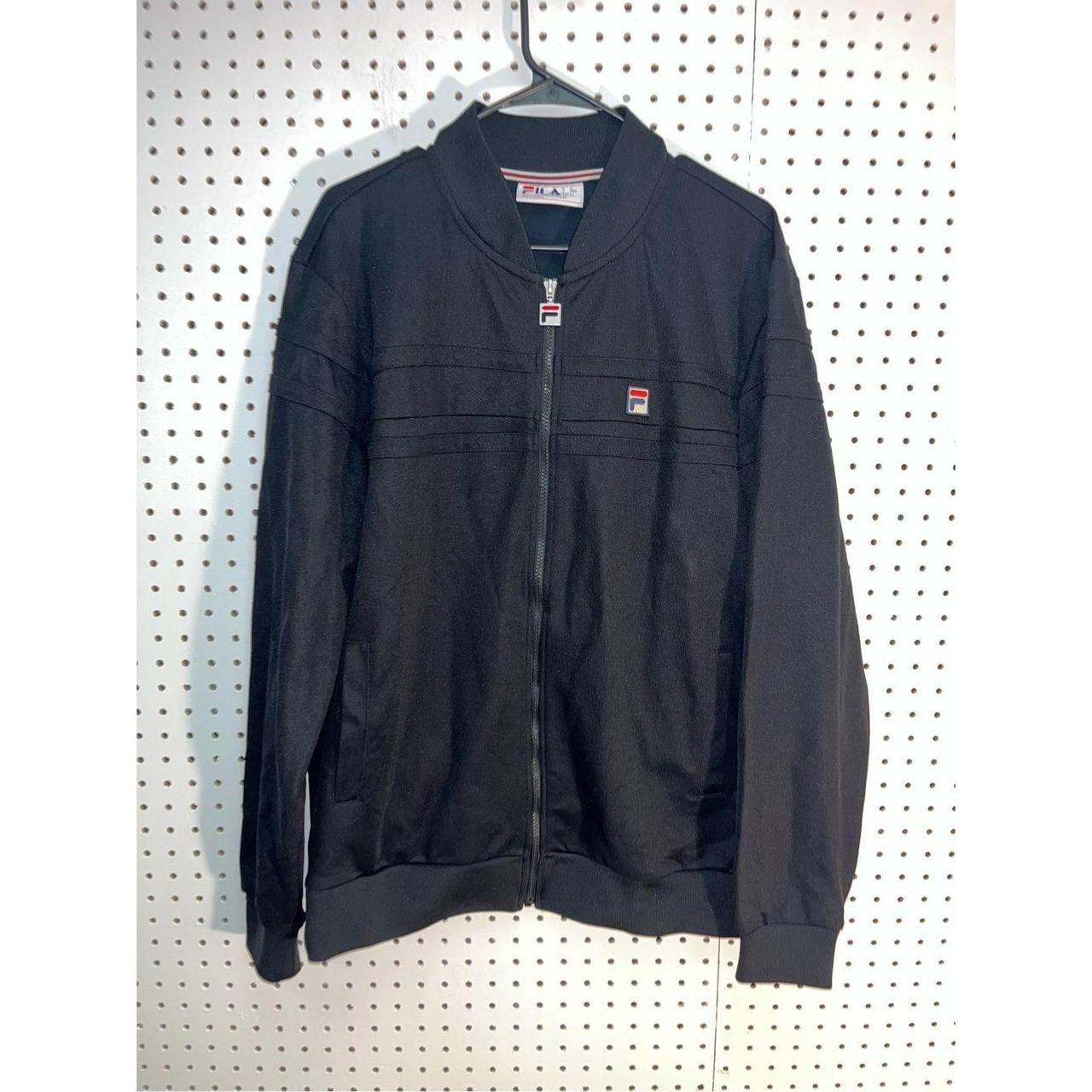 Fila zip up track jacket ☑️MEASUREMENTS ☑️PIT TO... - Depop