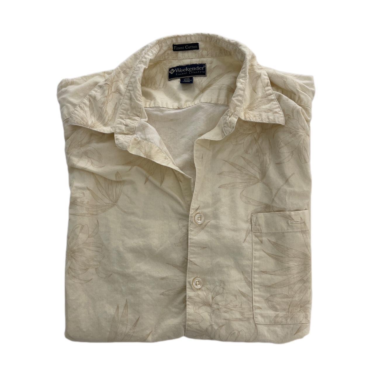 Vintage Button up love the flower pattern / a soft... - Depop