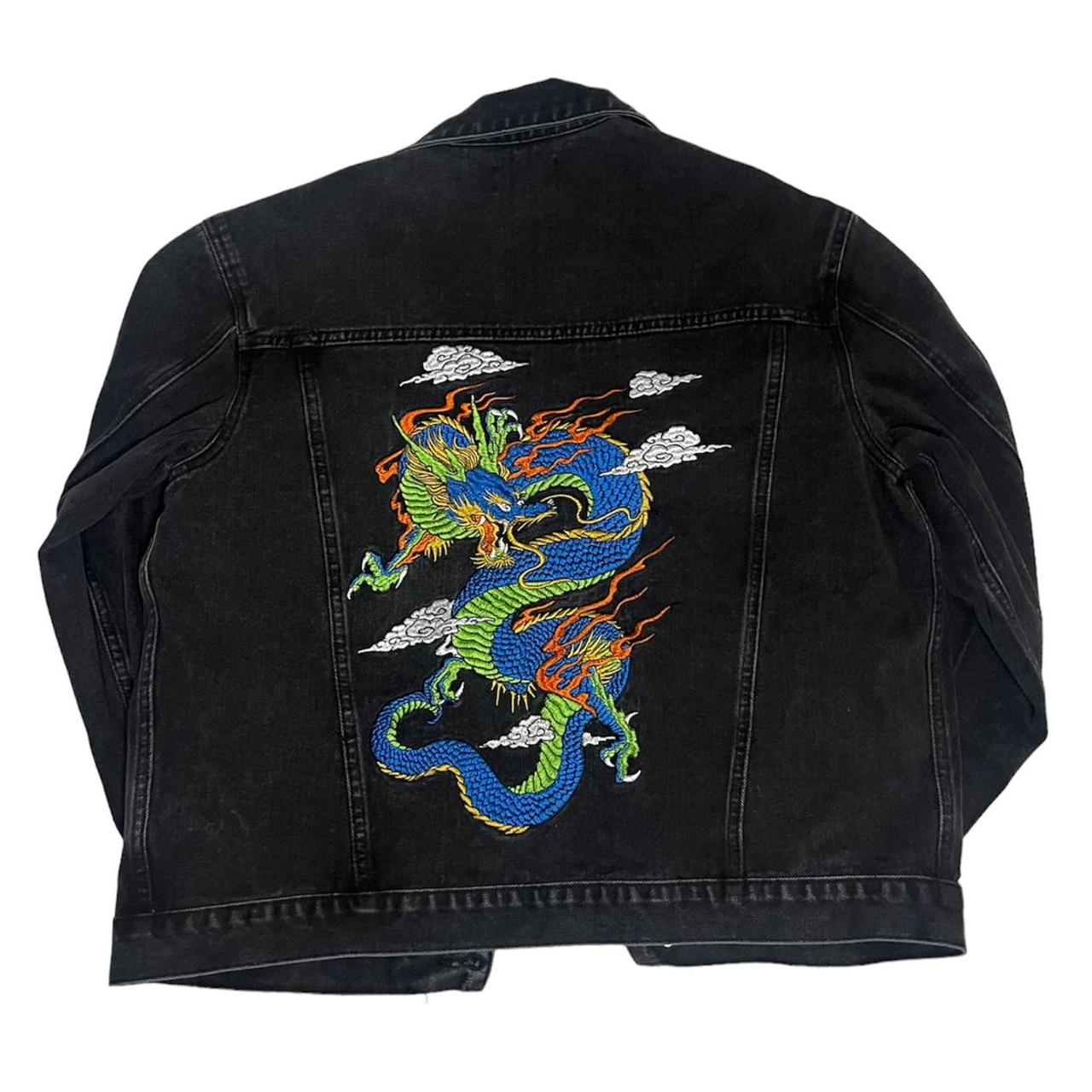 Current Mood— Guardian's Creed Denim Jacket. NWOT.... - Depop