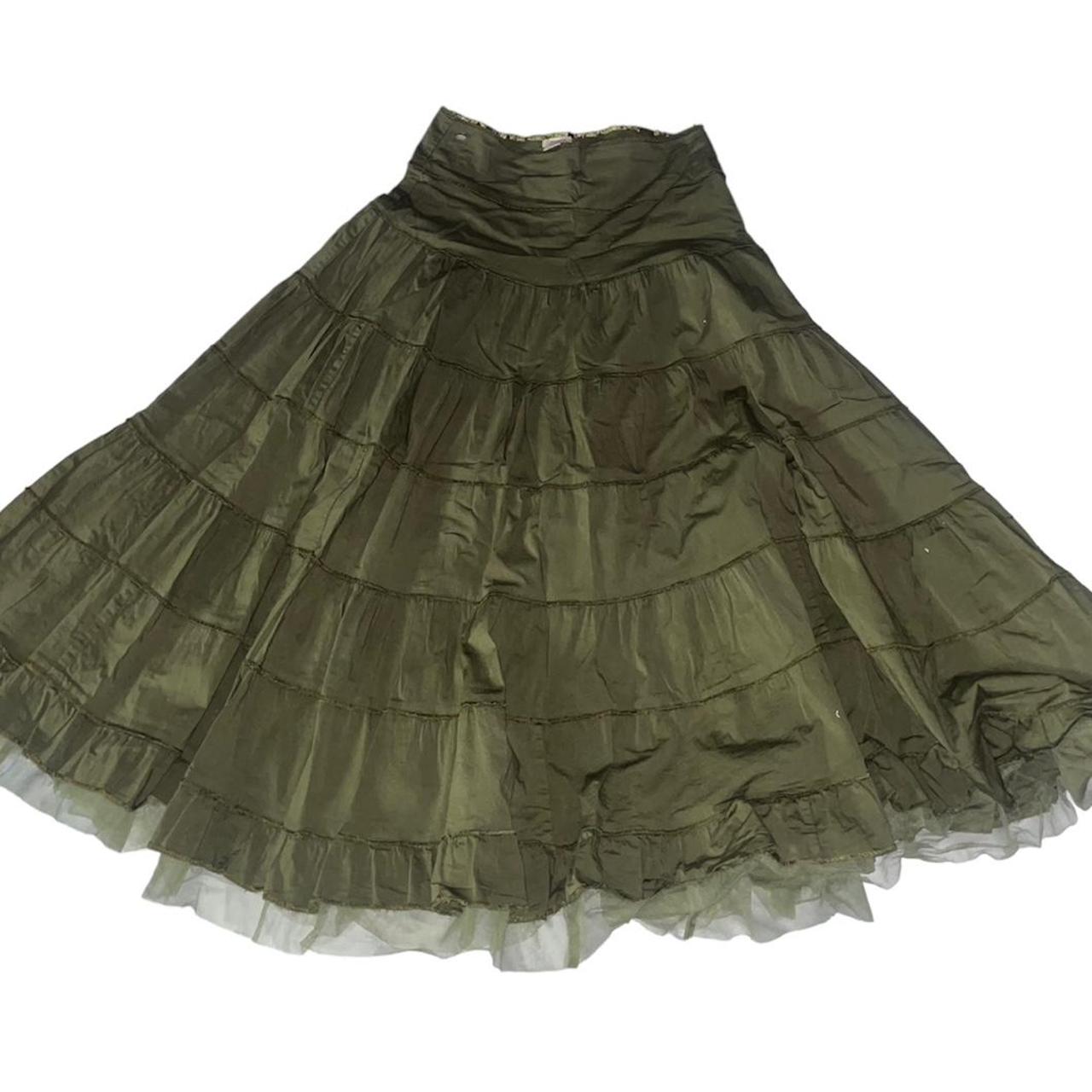 Baba Clothing Los Angeles— Forest green tiered maxi... - Depop