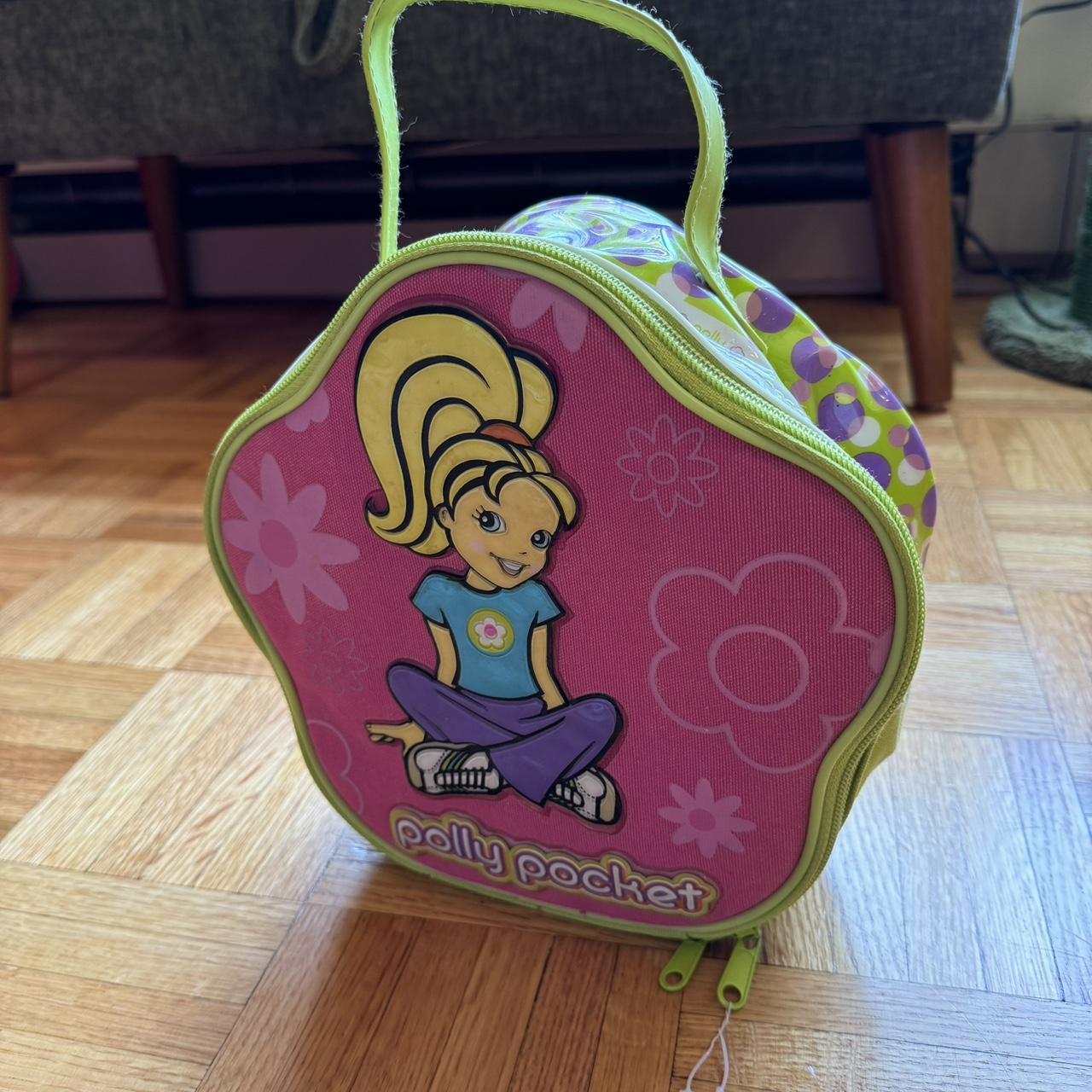 y2k polly pocket bag with polly pocket dolls and... - Depop