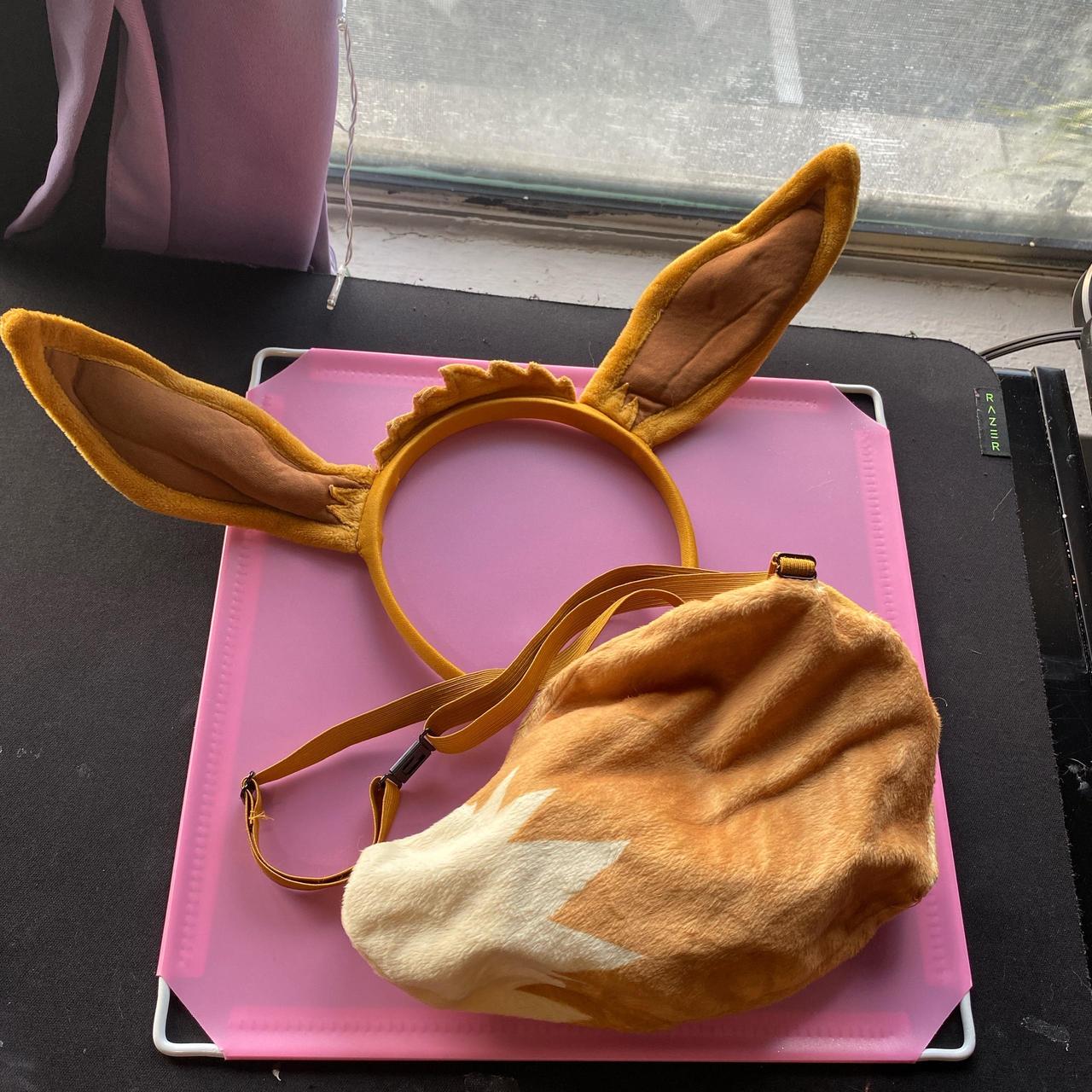 Eevee cosplay headband and tail set #PokemonCosplay... - Depop