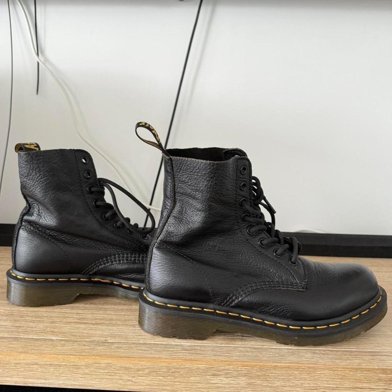 Doc Martens 1460 8 Eye Pascal Virginia Boots Black... - Depop