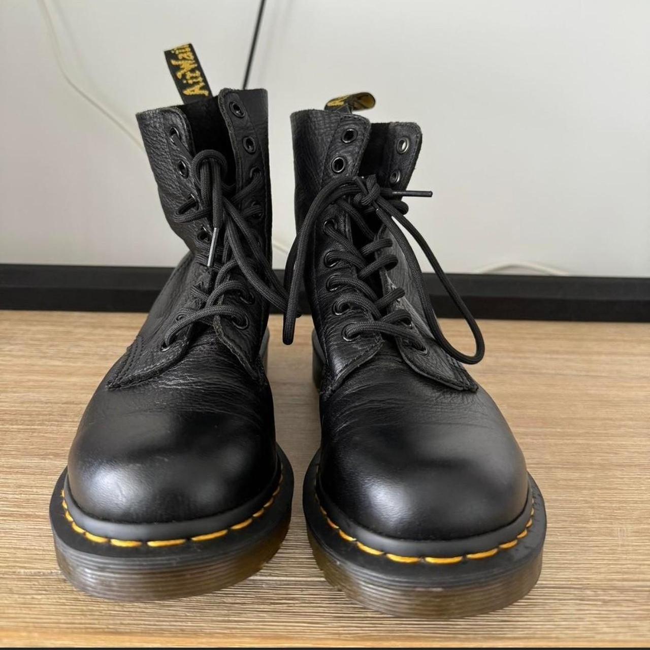 Doc Martens 1460 8 Eye Pascal Virginia Boots Black... - Depop