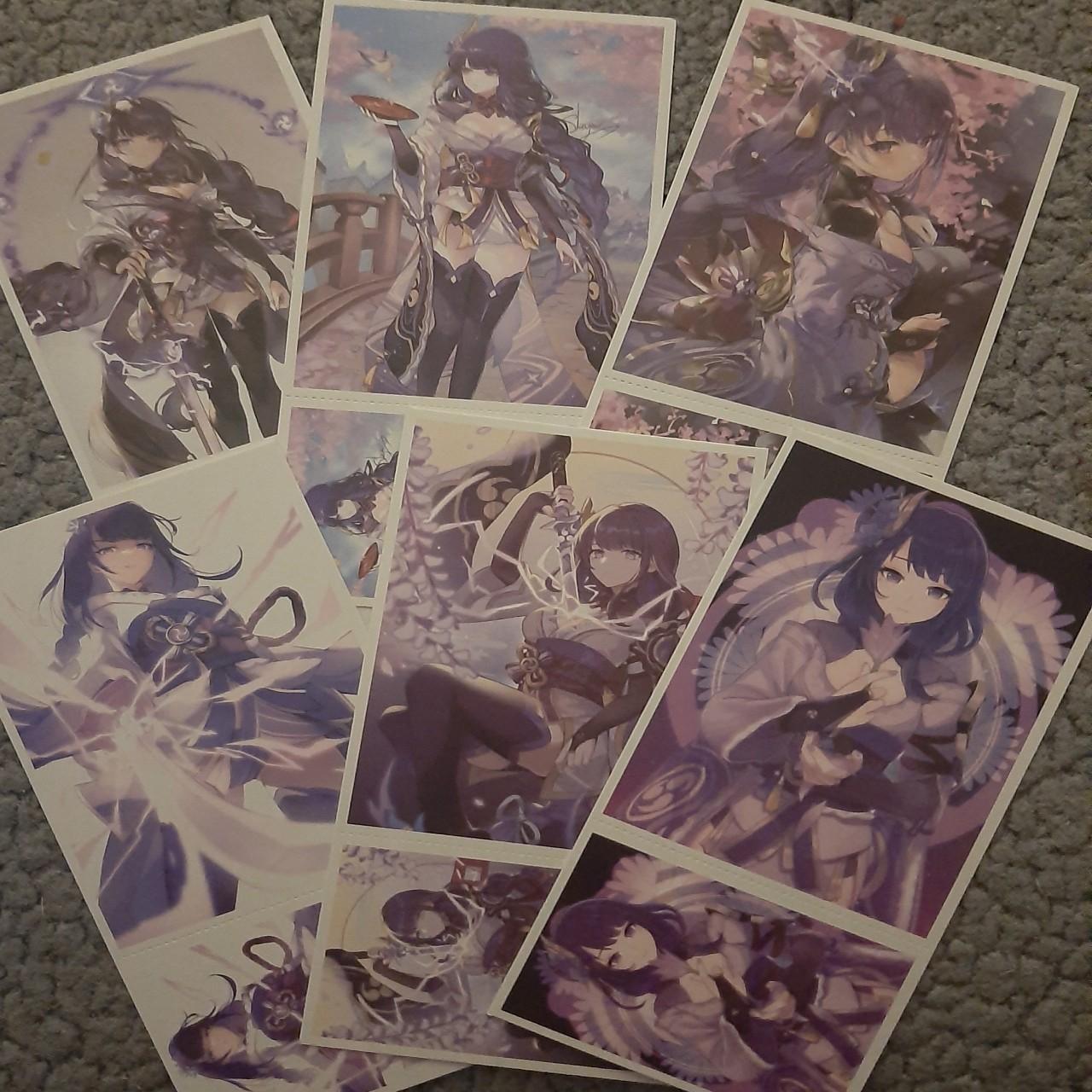 Six mystery Genshin impact Raiden Shogun post... - Depop