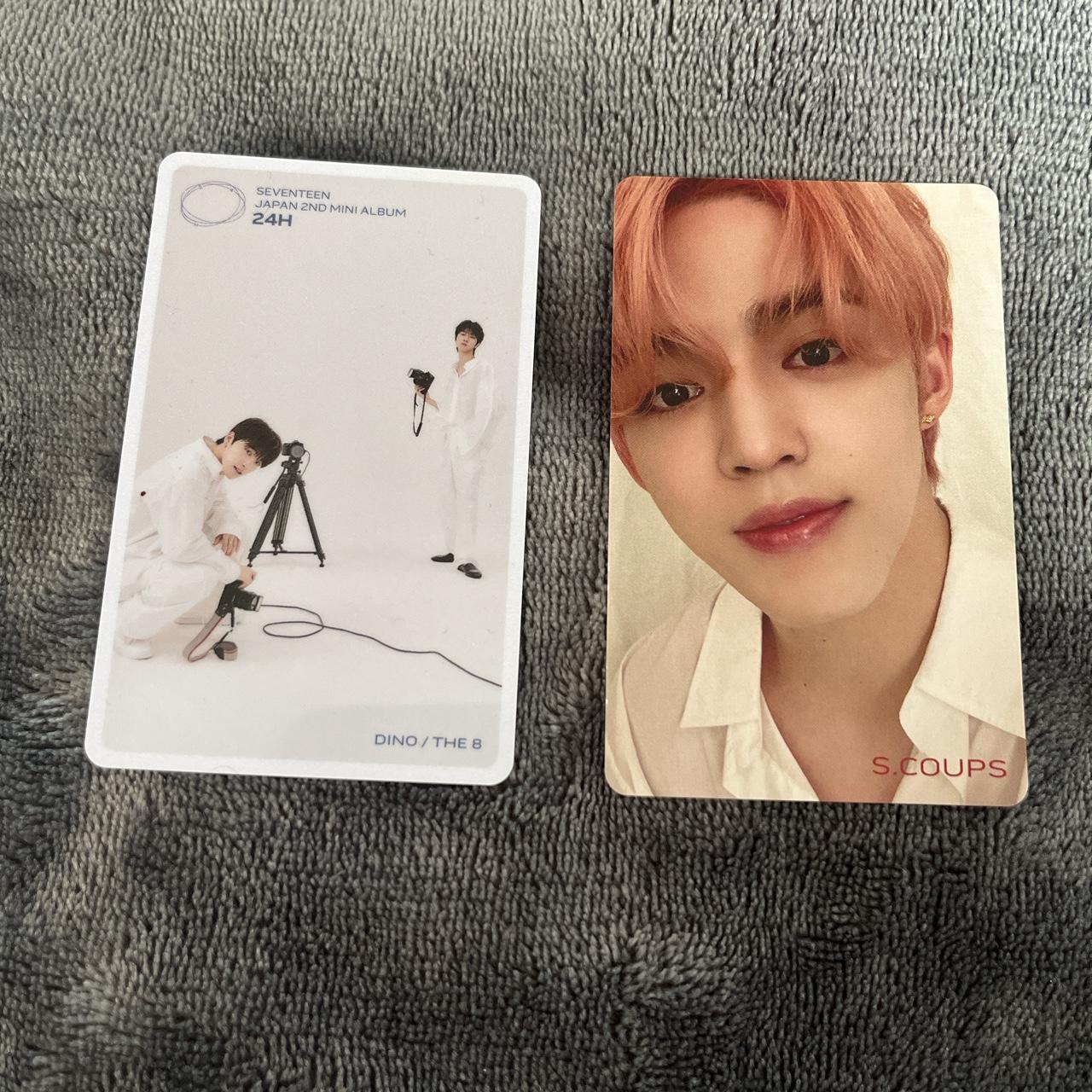 Seventeen pre-order cards for 24H album Dino and... - Depop