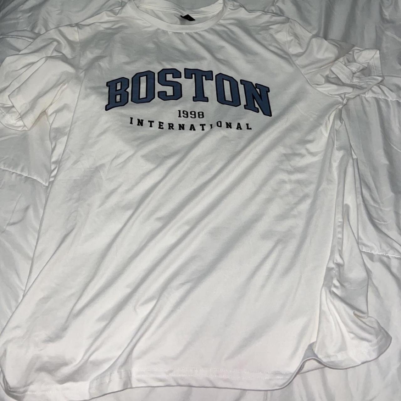 BOSTON letter graphic tee - Depop