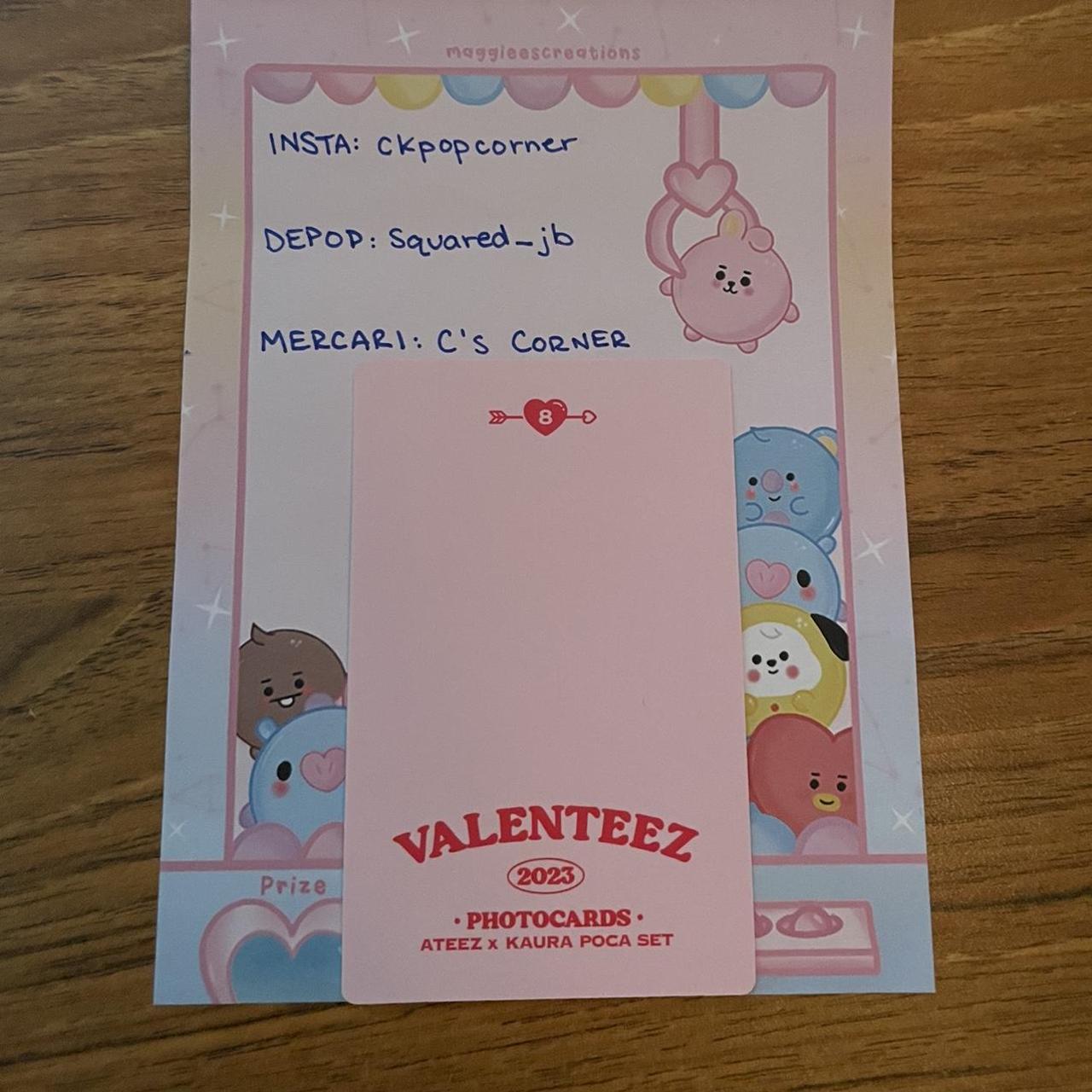 Ateez Yeosang Valenteez 2023 pc •Been sleeved and... - Depop