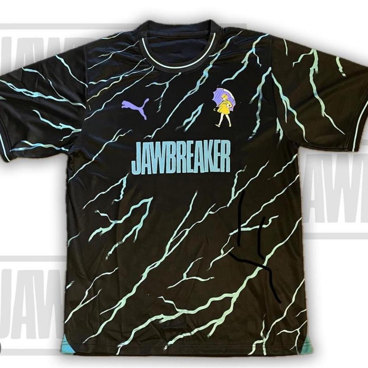 Jawbreaker puma soccer jersey - Depop