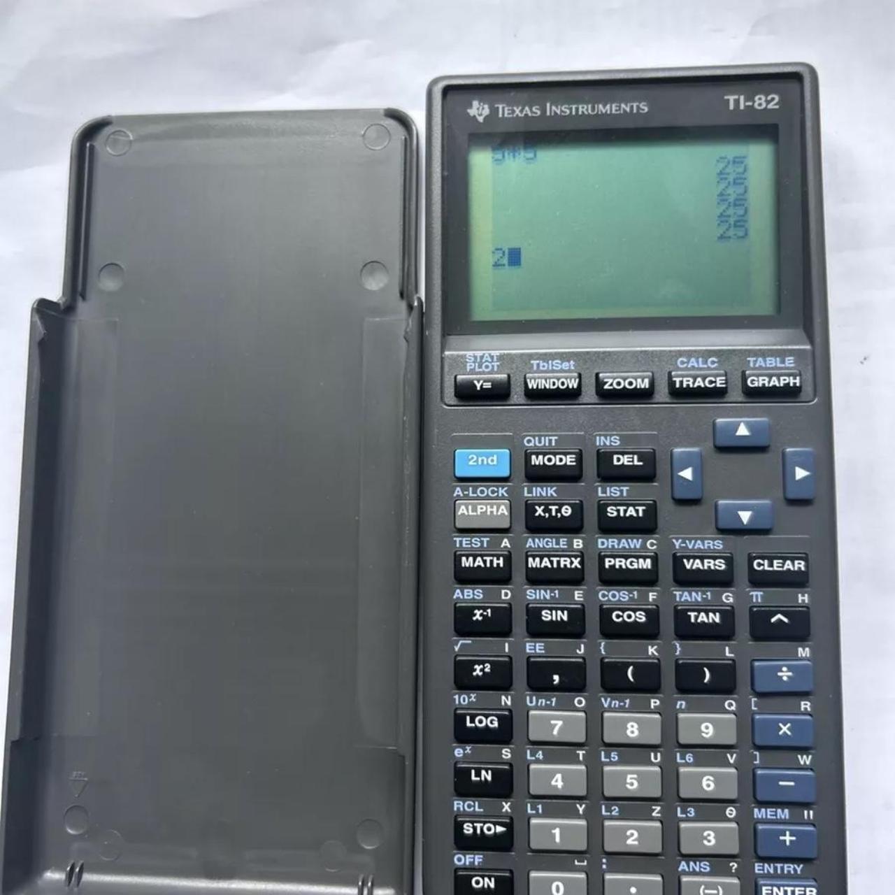 Texas Instrument TI 82 Graphing Calculator W Cover... | Depop