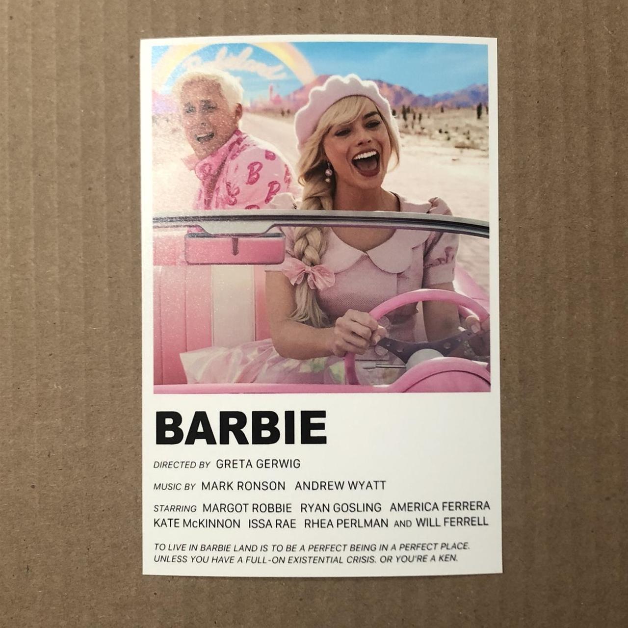 Barbie Minimalist Mini Poster - 4 x 6 inches on... - Depop