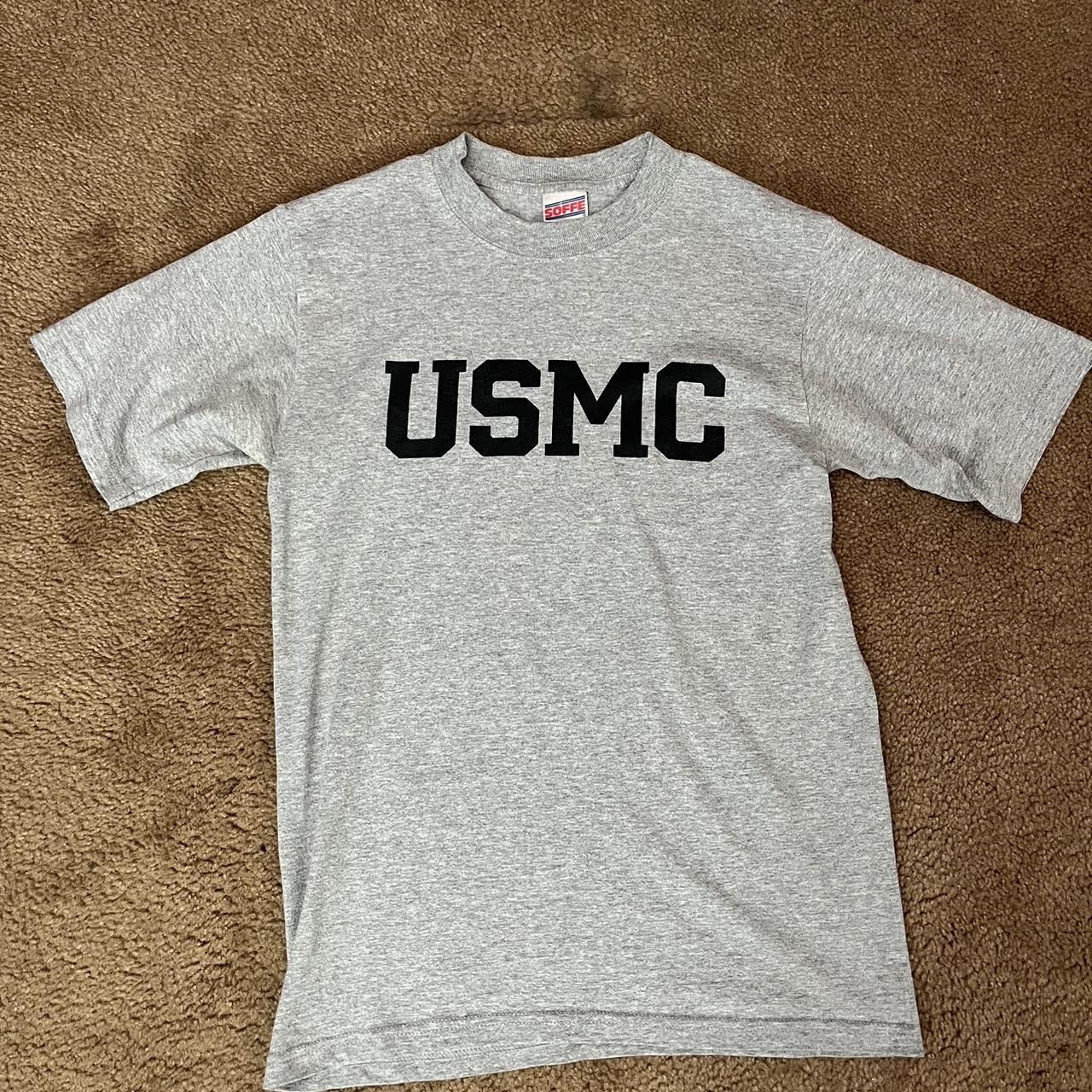 Vintage USMC tee 9/10 condition offers accepted... - Depop