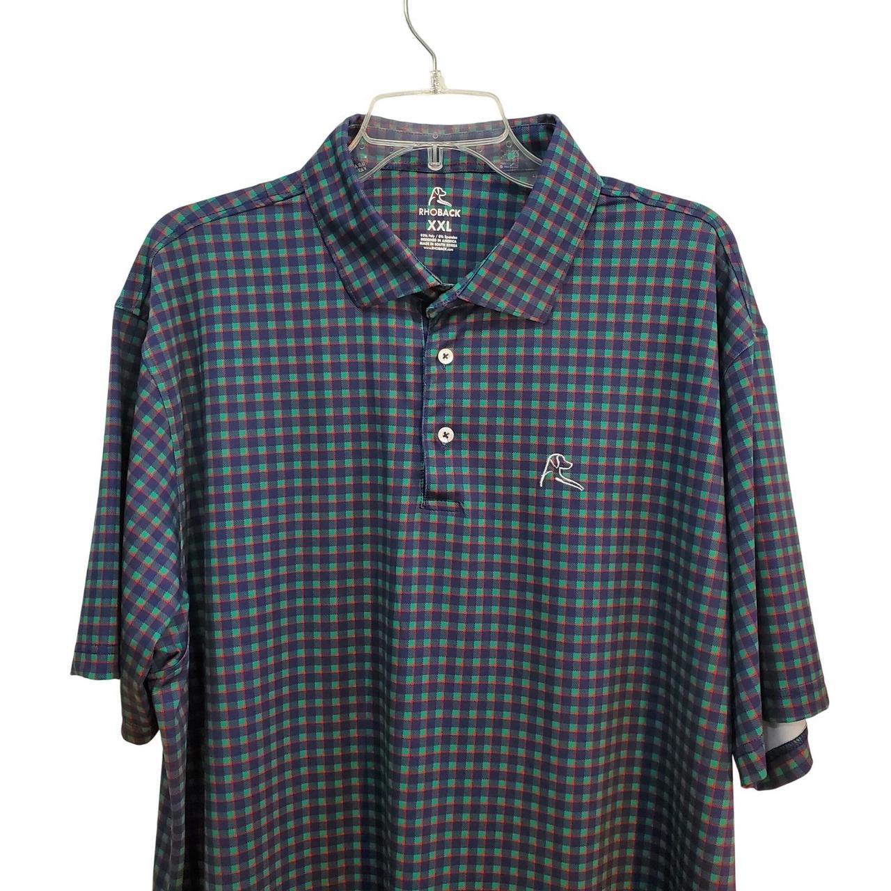 Rhoback Performance Polo Shirt Golf Athletic... | Depop