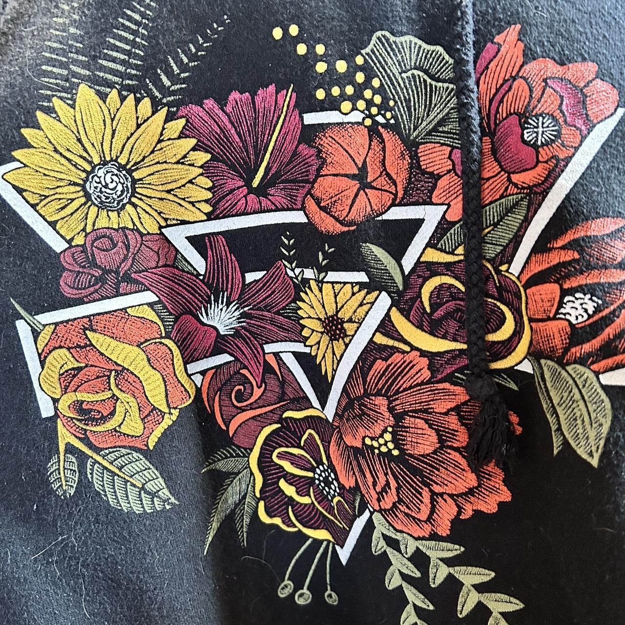 Rainbow Kitten Surprise RKS band hoodie. Floral... - Depop