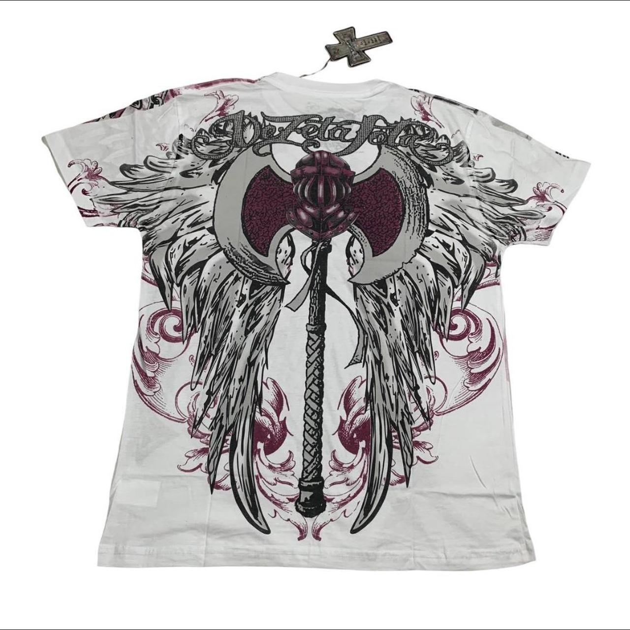 affliction style tee repop is too big for me... - Depop