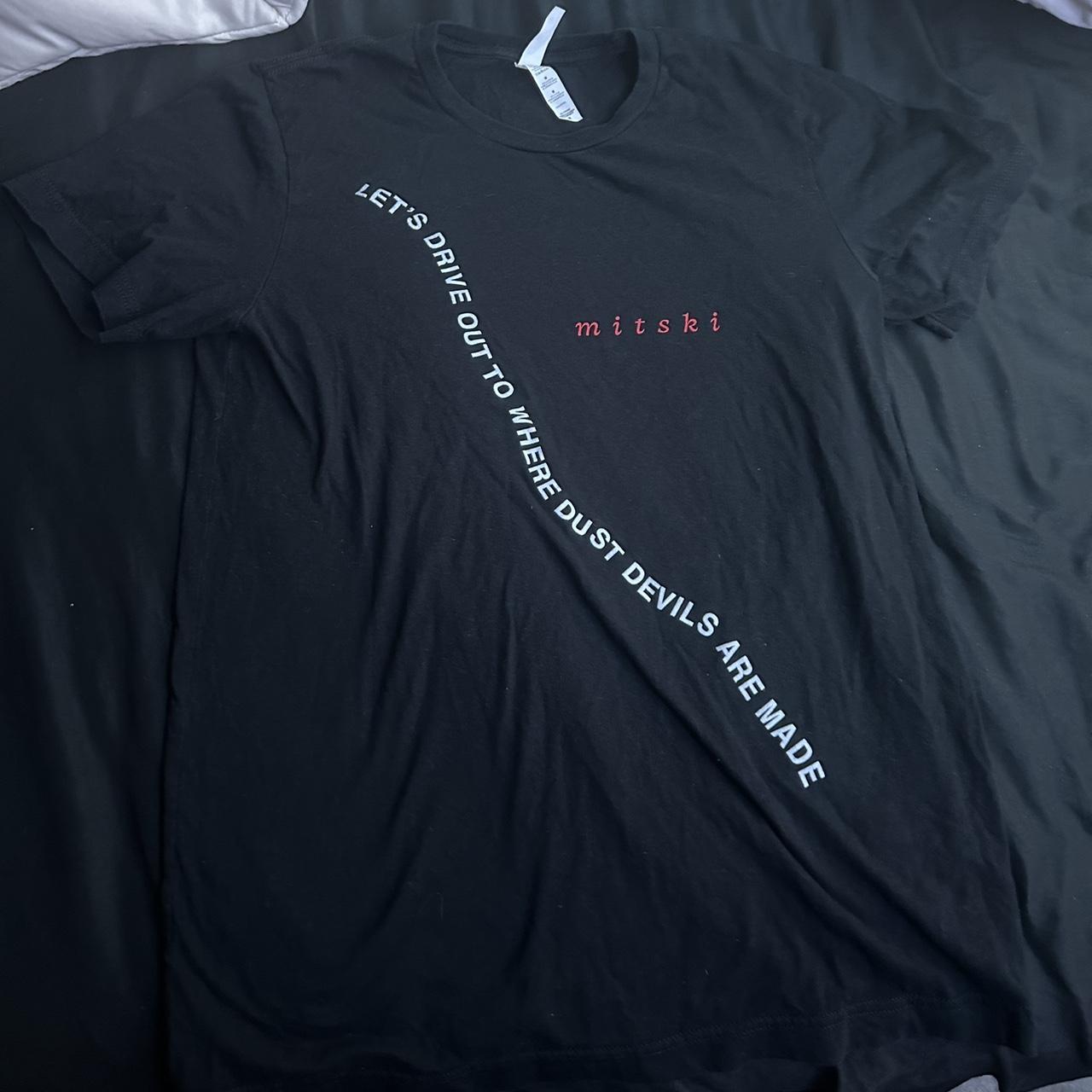 Mitski Merch Black T Shirt size- Medium Barely... - Depop