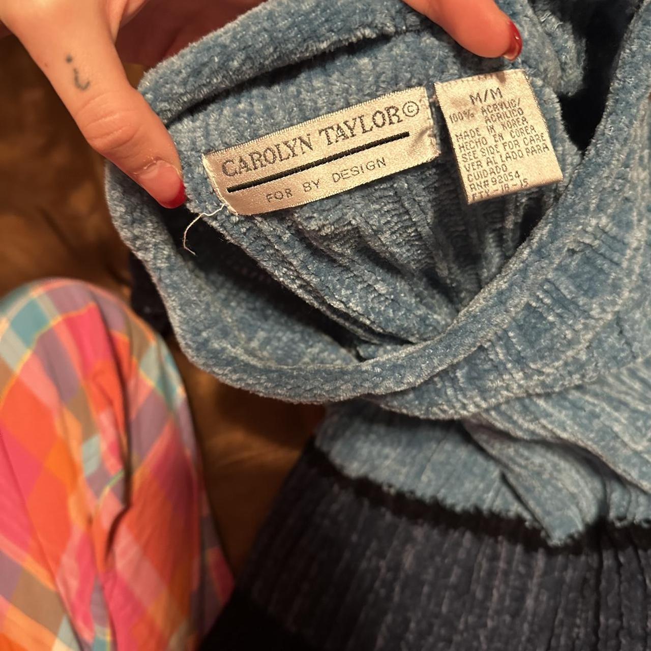 soft blue sweater, fits more like an xl - Depop