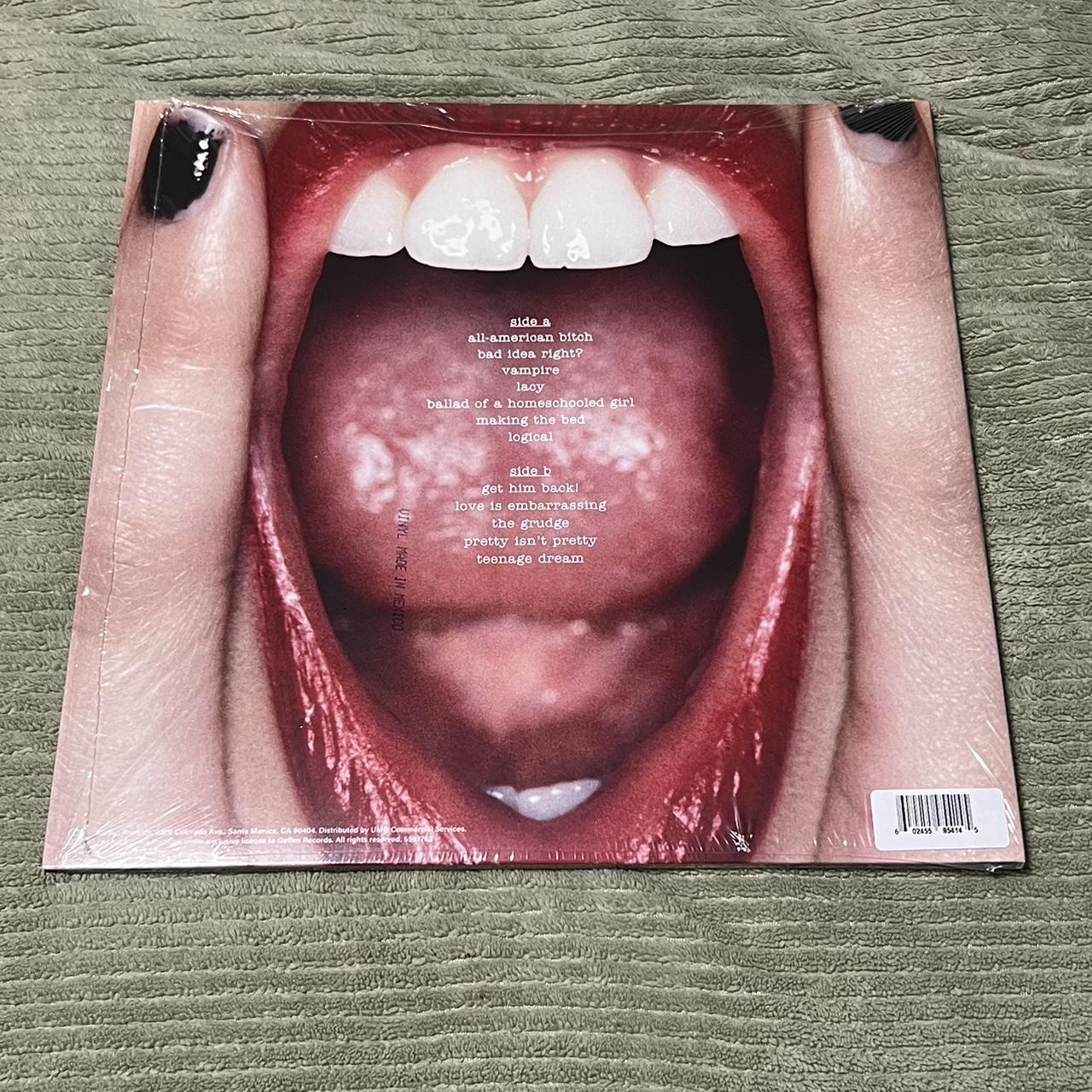 olivia rodrigo guts 180g standard black vinyl... - Depop