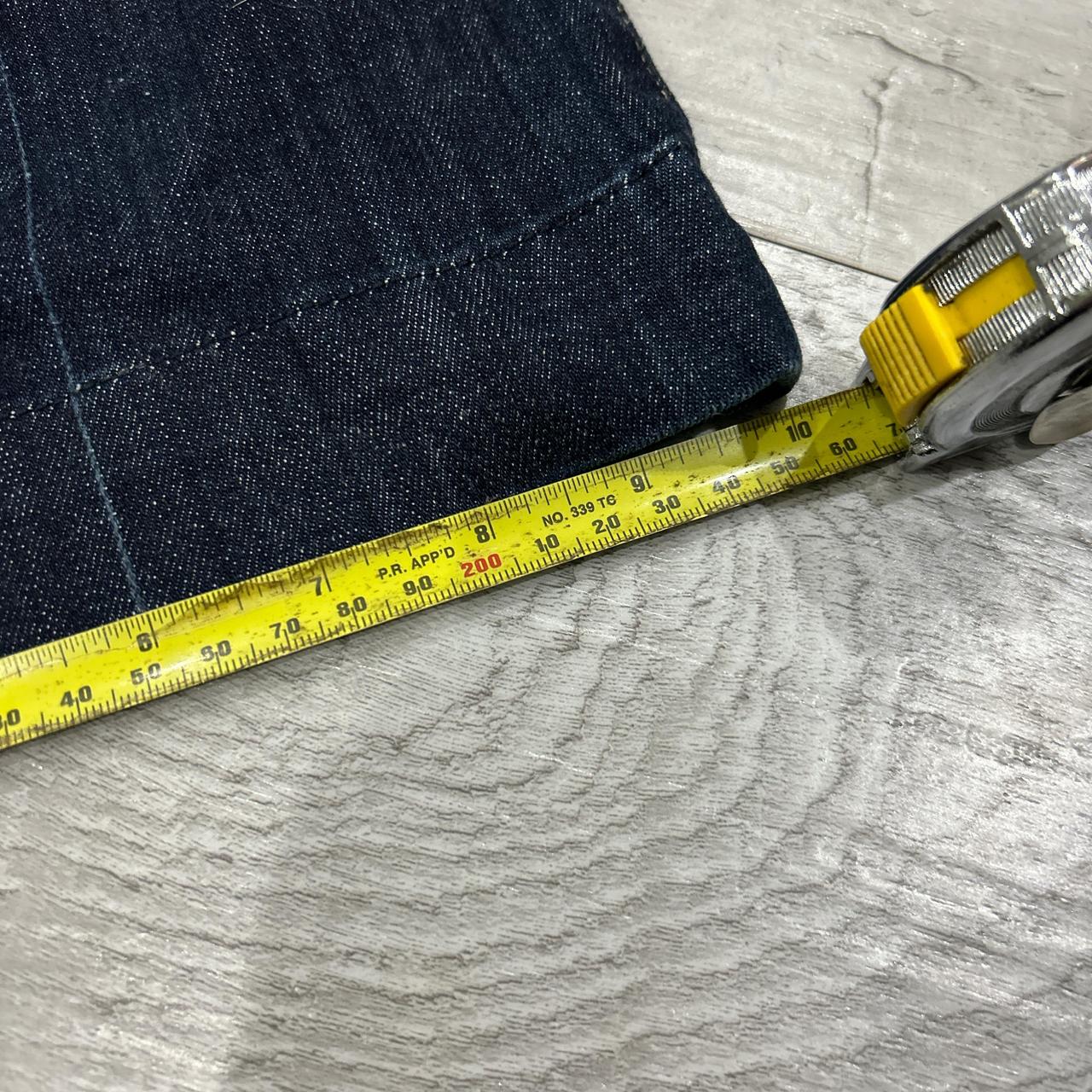 7 For All Mankind blue low-rise trouser jeans size... | Depop