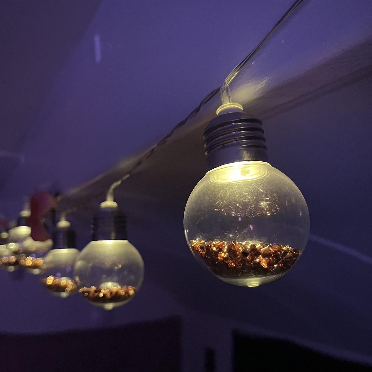 THE CUTEST little bulb led lights!! Battery... - Depop