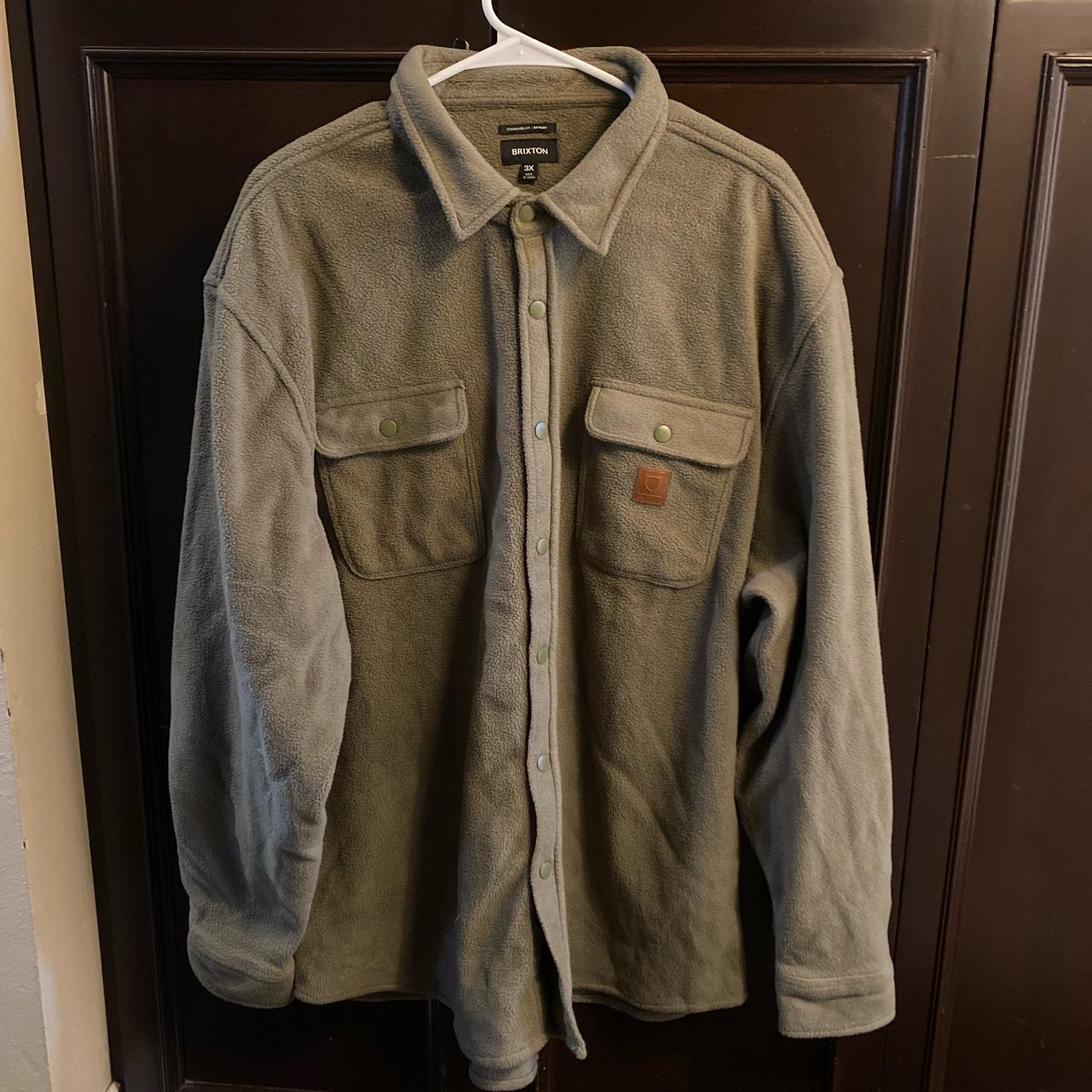 Mens Brixton Fleece Jacket / Lightly Worn #brixton... - Depop