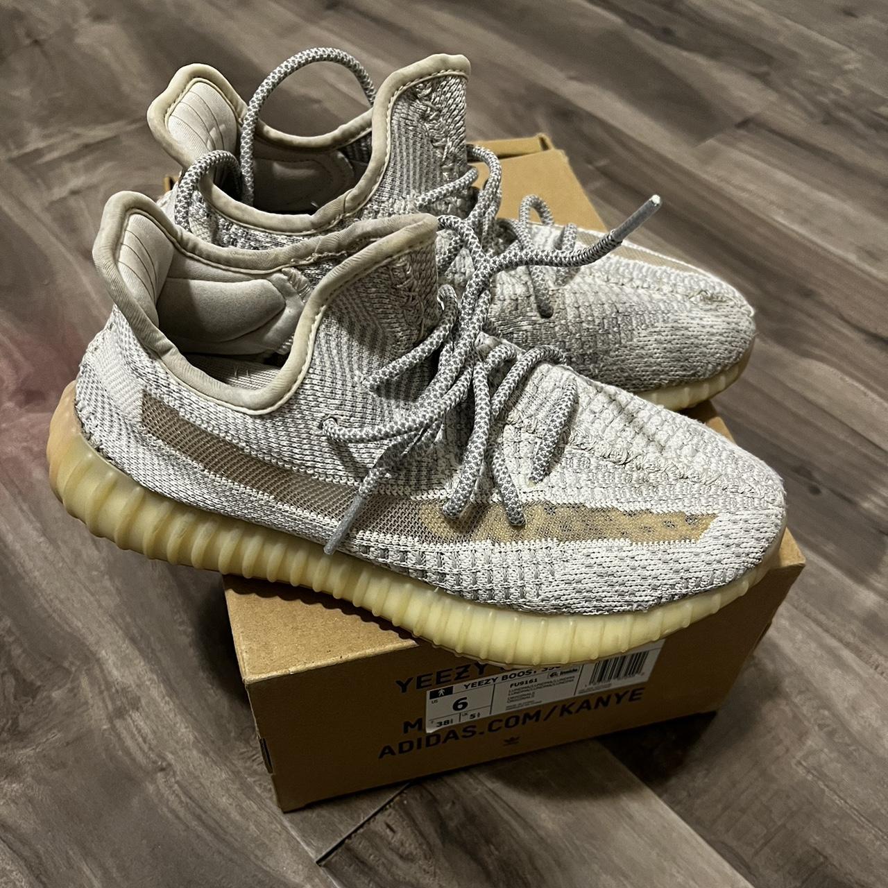 Yeezy 350 boost reflective.💋 Worn many times. (Used... - Depop