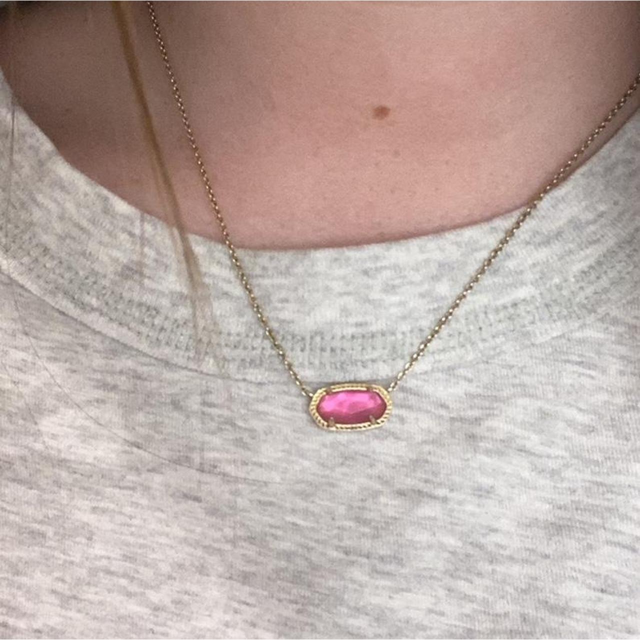 pink kendra scott necklace - Depop