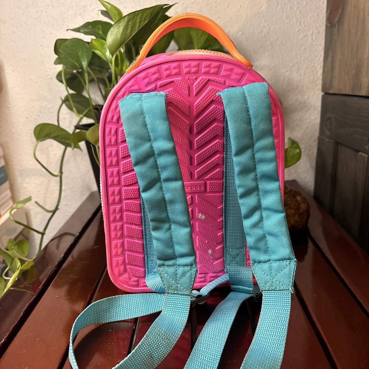 Pink Crocs backpack #kidcore #backpack #crocs... | Depop