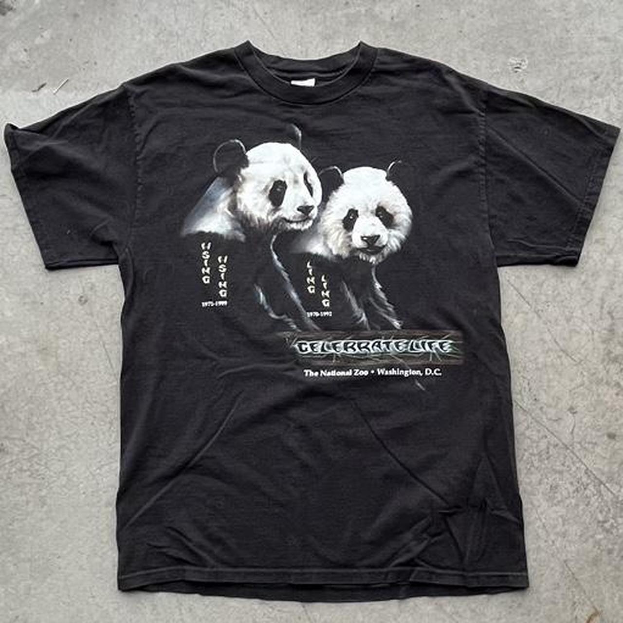 1999 Panda Vintage Tee Men’s Size Large The National... - Depop