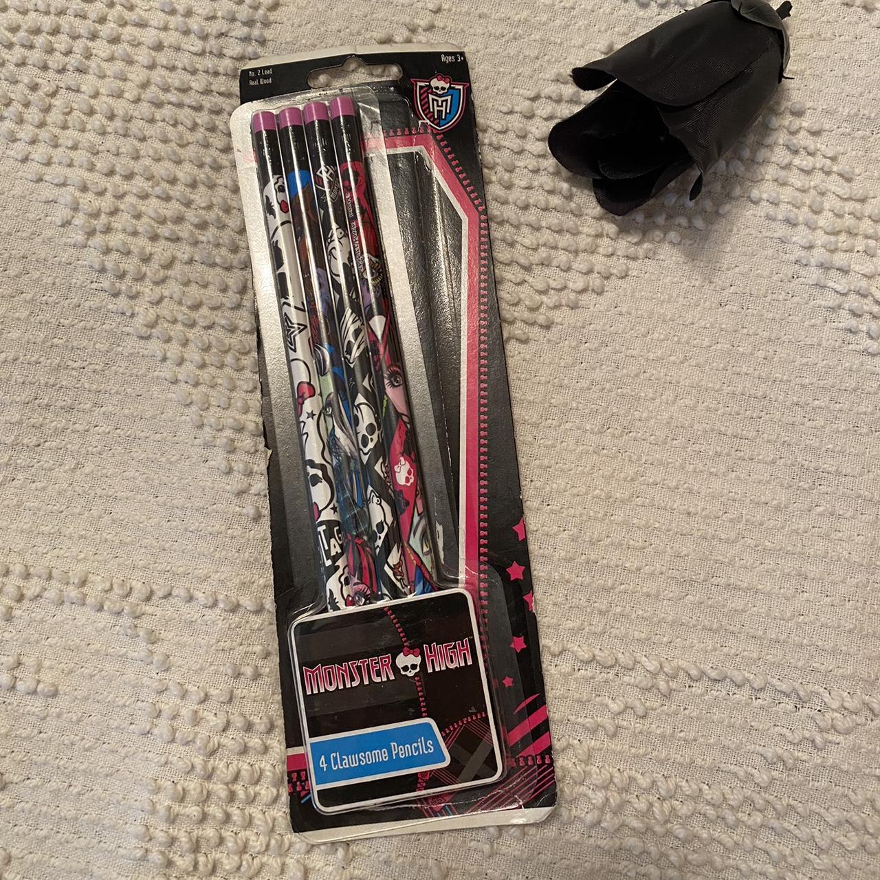 New Kidcore Monster High Claw Pencils (4) Pencils... - Depop
