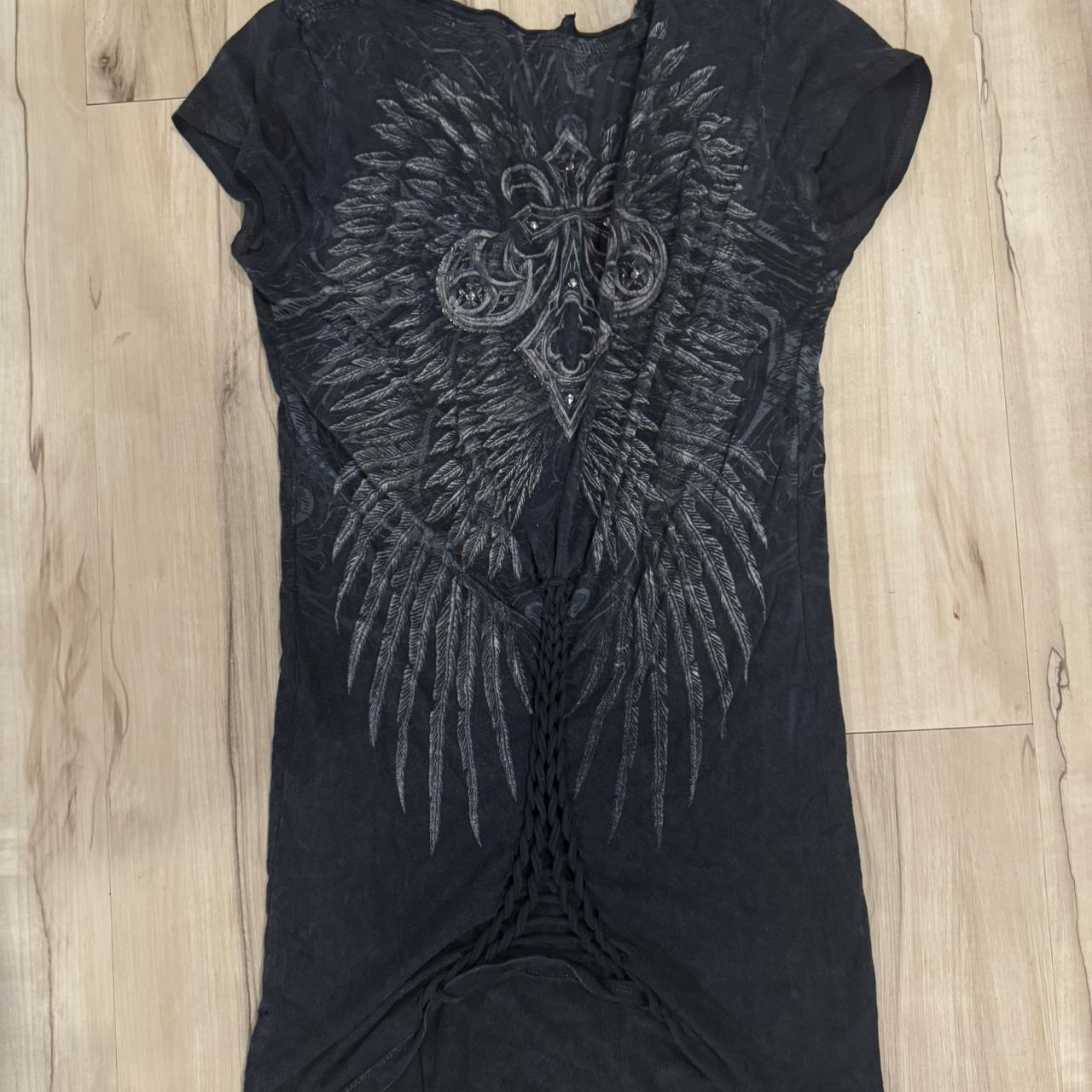 black affliction shirt - Depop