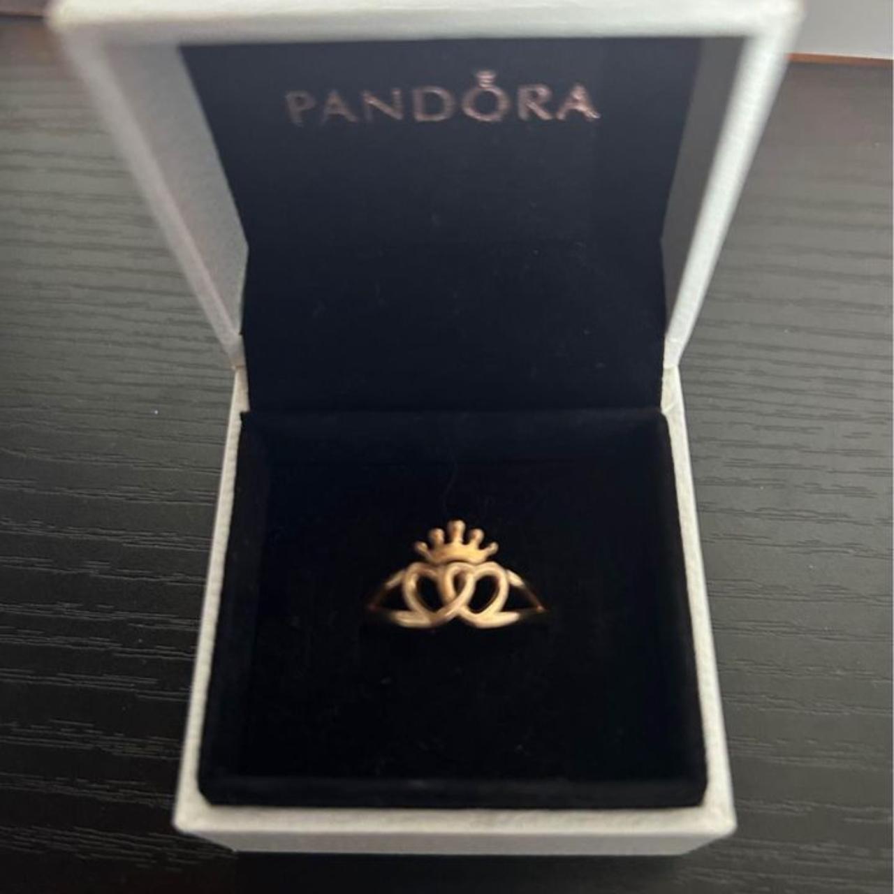 Rose gold Pandora ring Size 56 With ring box I’m... - Depop