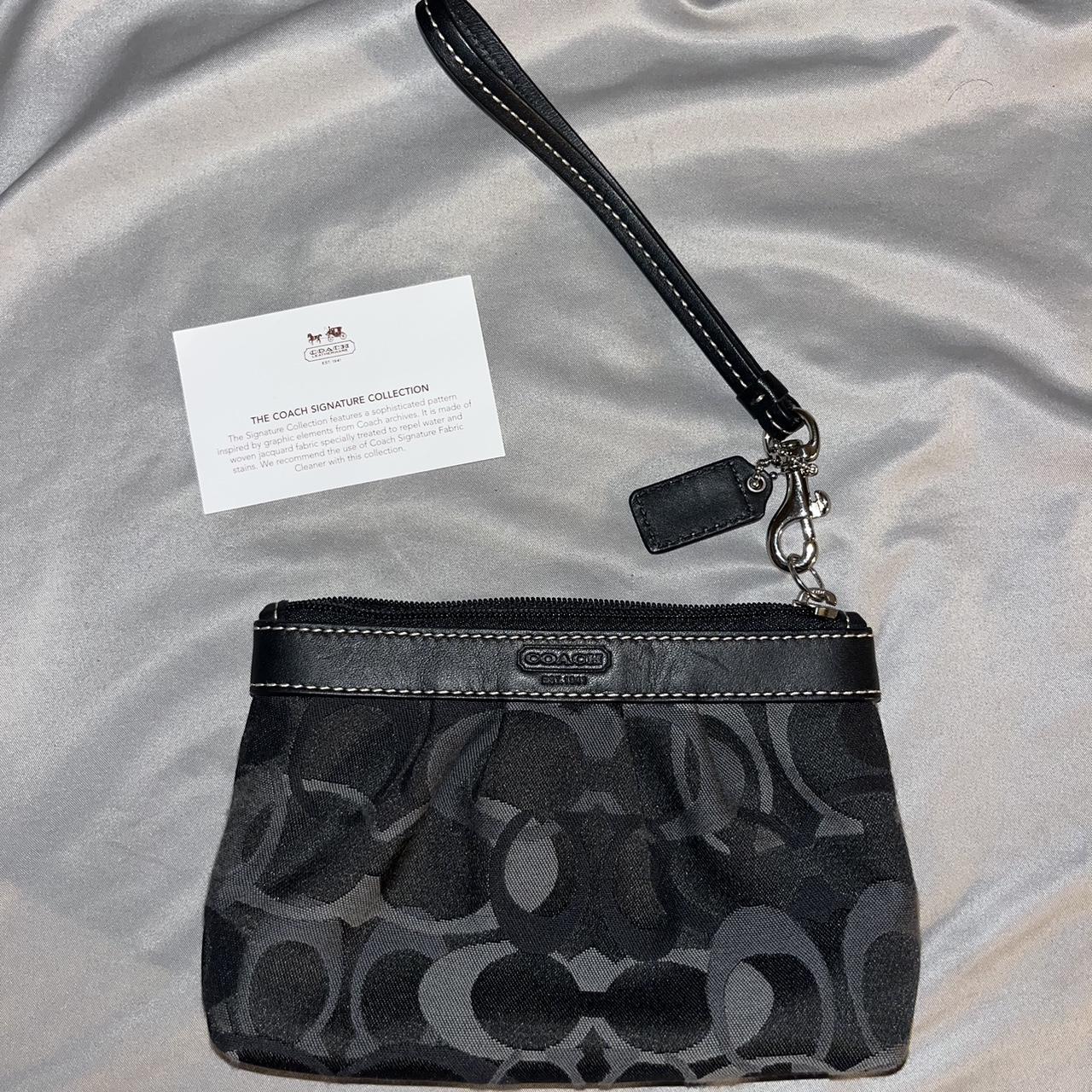 authentic little coach hand purse used once it goes... - Depop