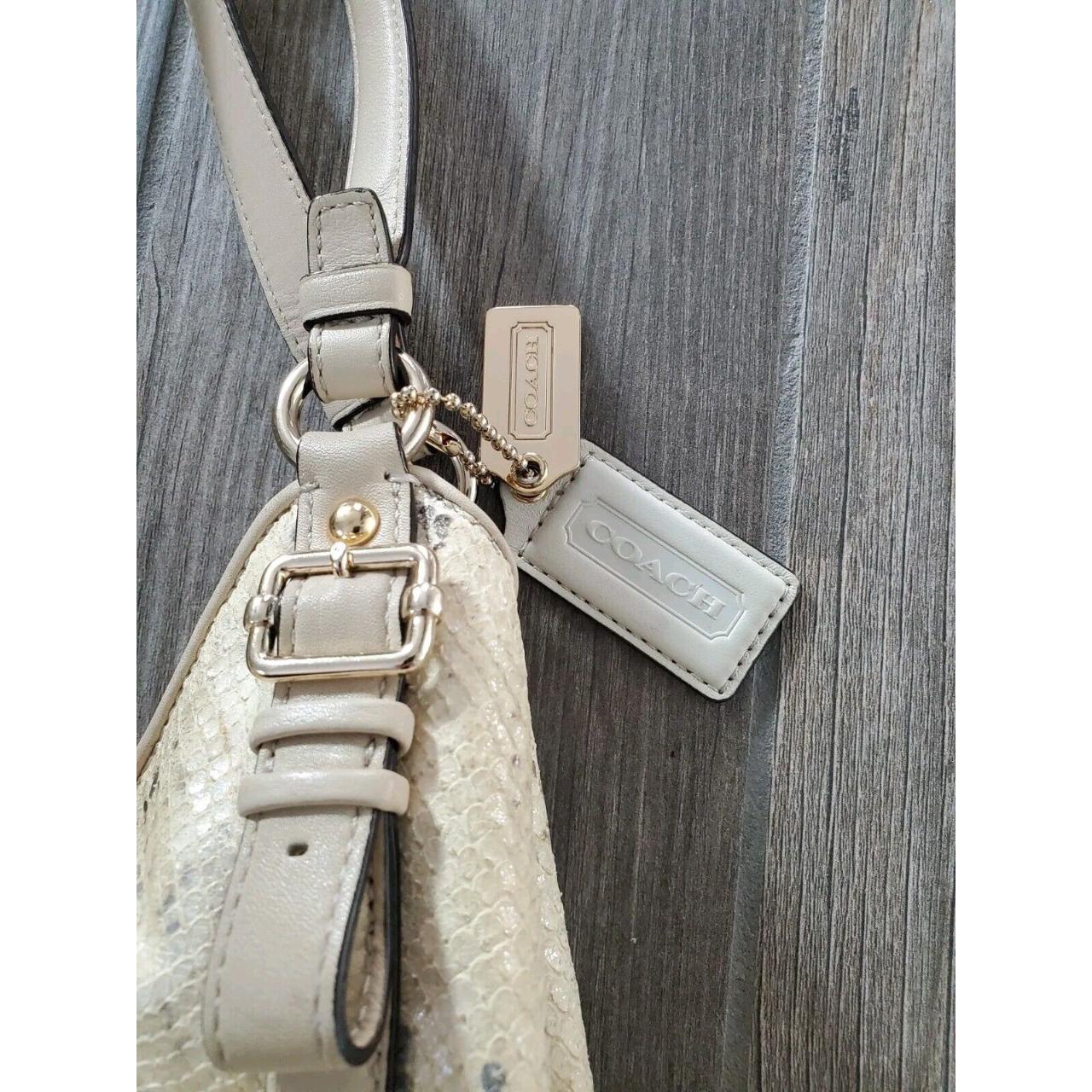 Coach Madison Maggie Python Snake Shoulder Bag.... - Depop