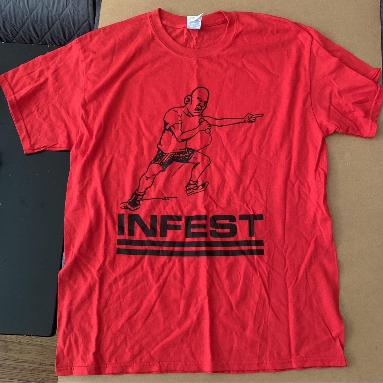 Infest t-shirt/large. Brand new just been in a... - Depop