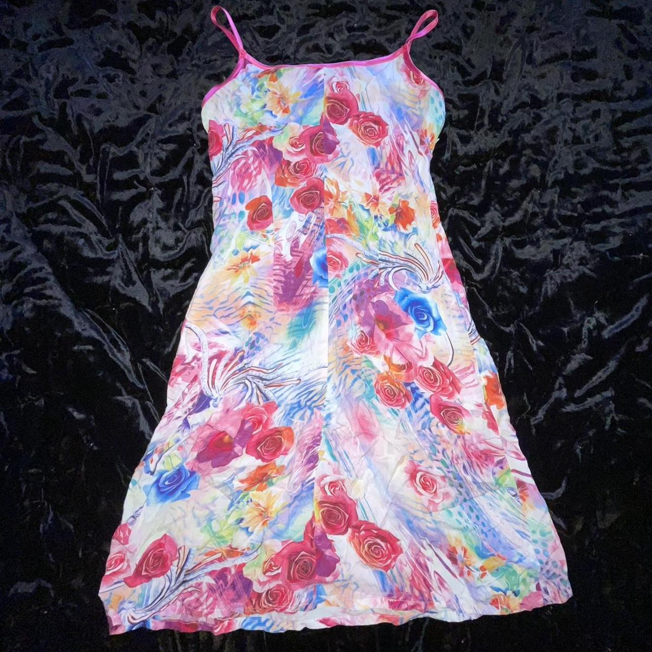 Lisa Frank ish rainbow dress No tags, no idea what... - Depop