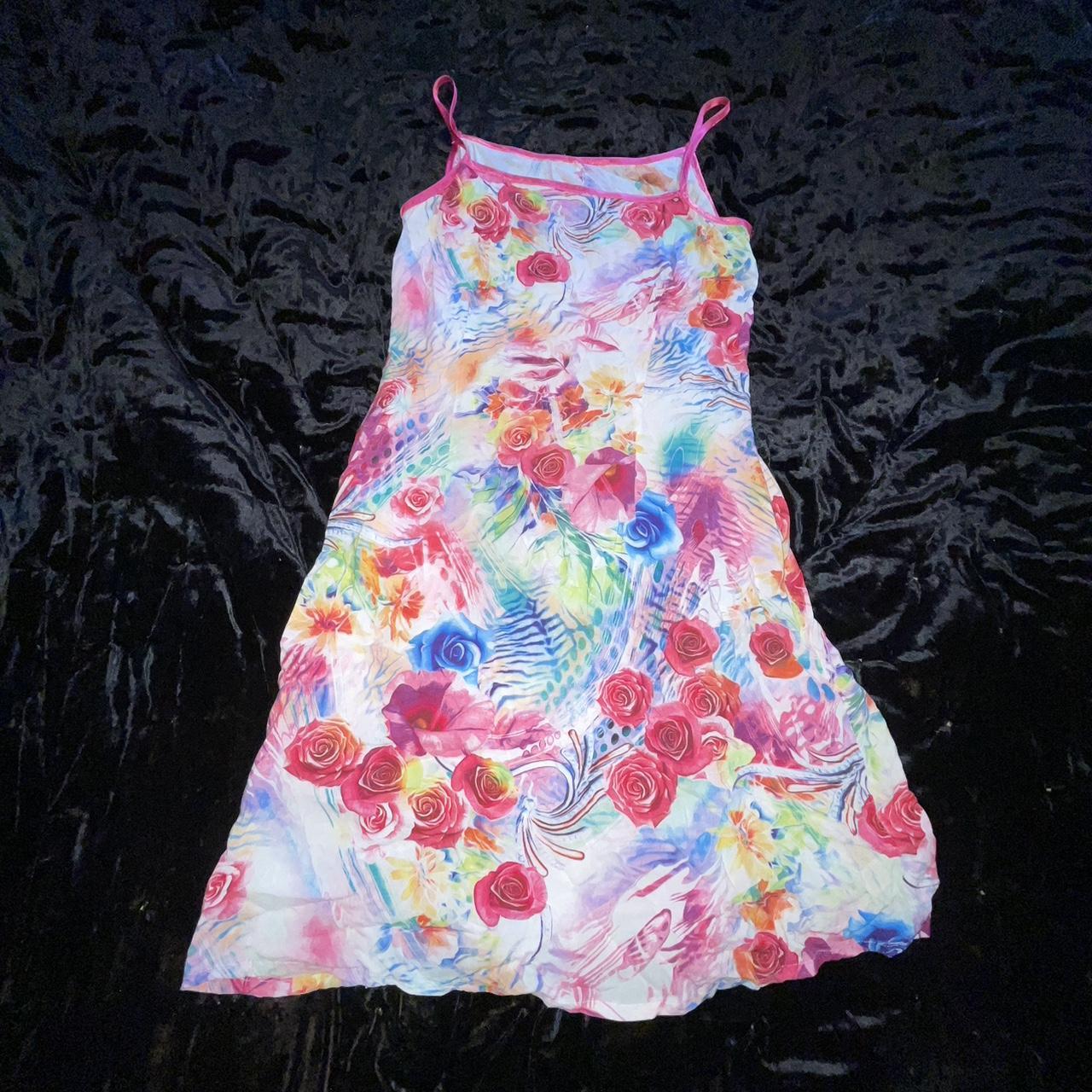 Lisa Frank ish rainbow dress No tags, no idea what... - Depop