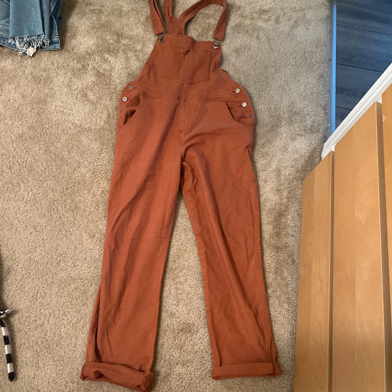 ON HOLD DO NOT BUY Burnt orange overalls - Depop