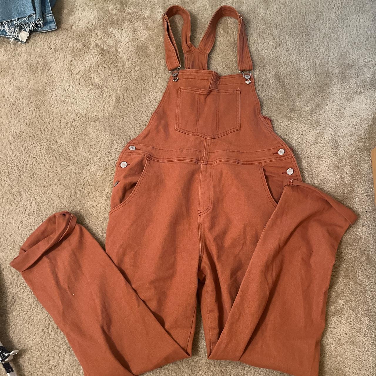 ON HOLD DO NOT BUY Burnt orange overalls - Depop
