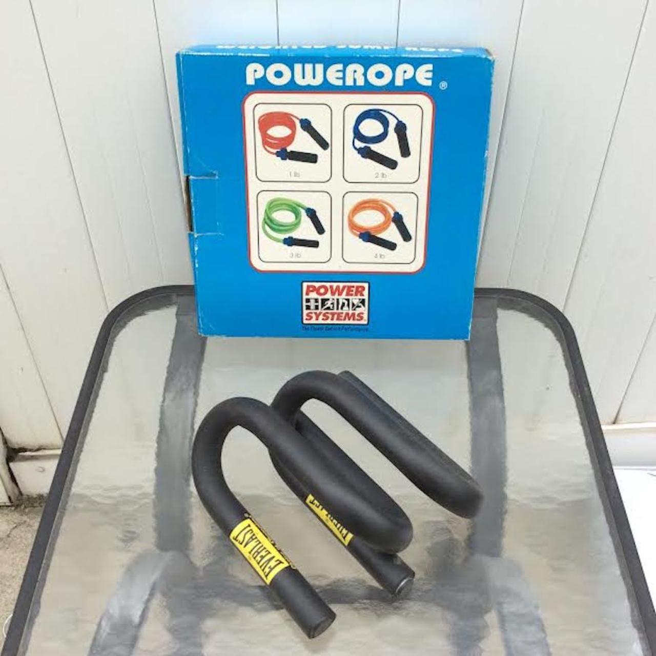 Power Systems Powerope Weighted Jump Rope + Everlast... - Depop