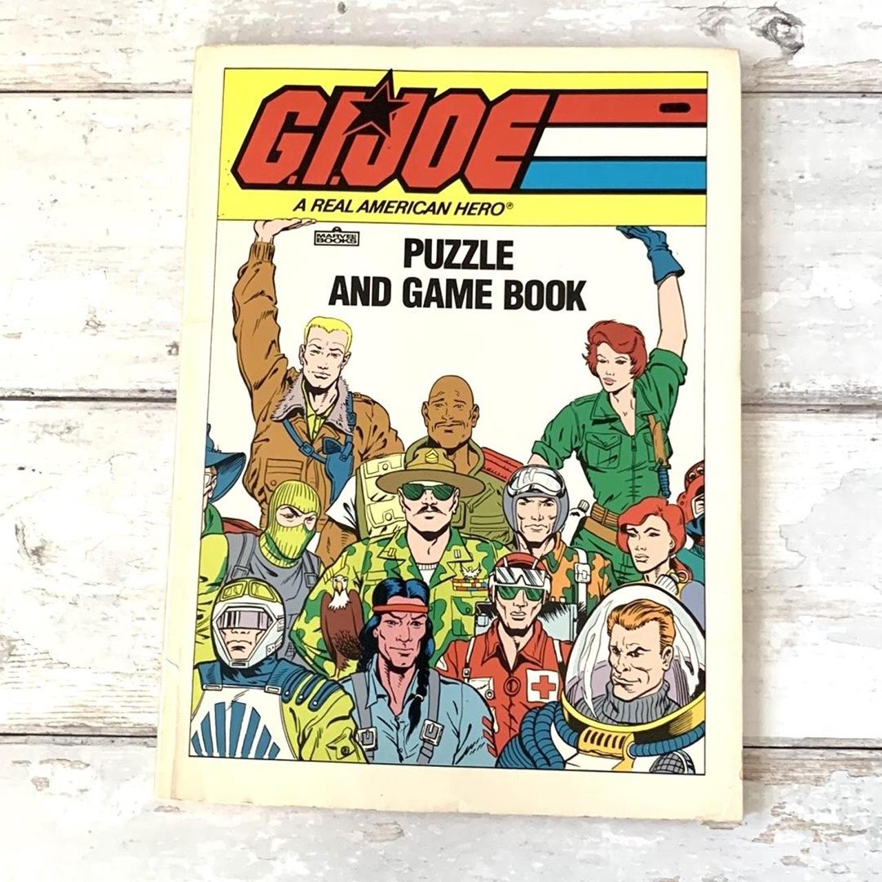 G.I. Joe #Vintage 1987 #Puzzle Game Coloring #Books... - Depop