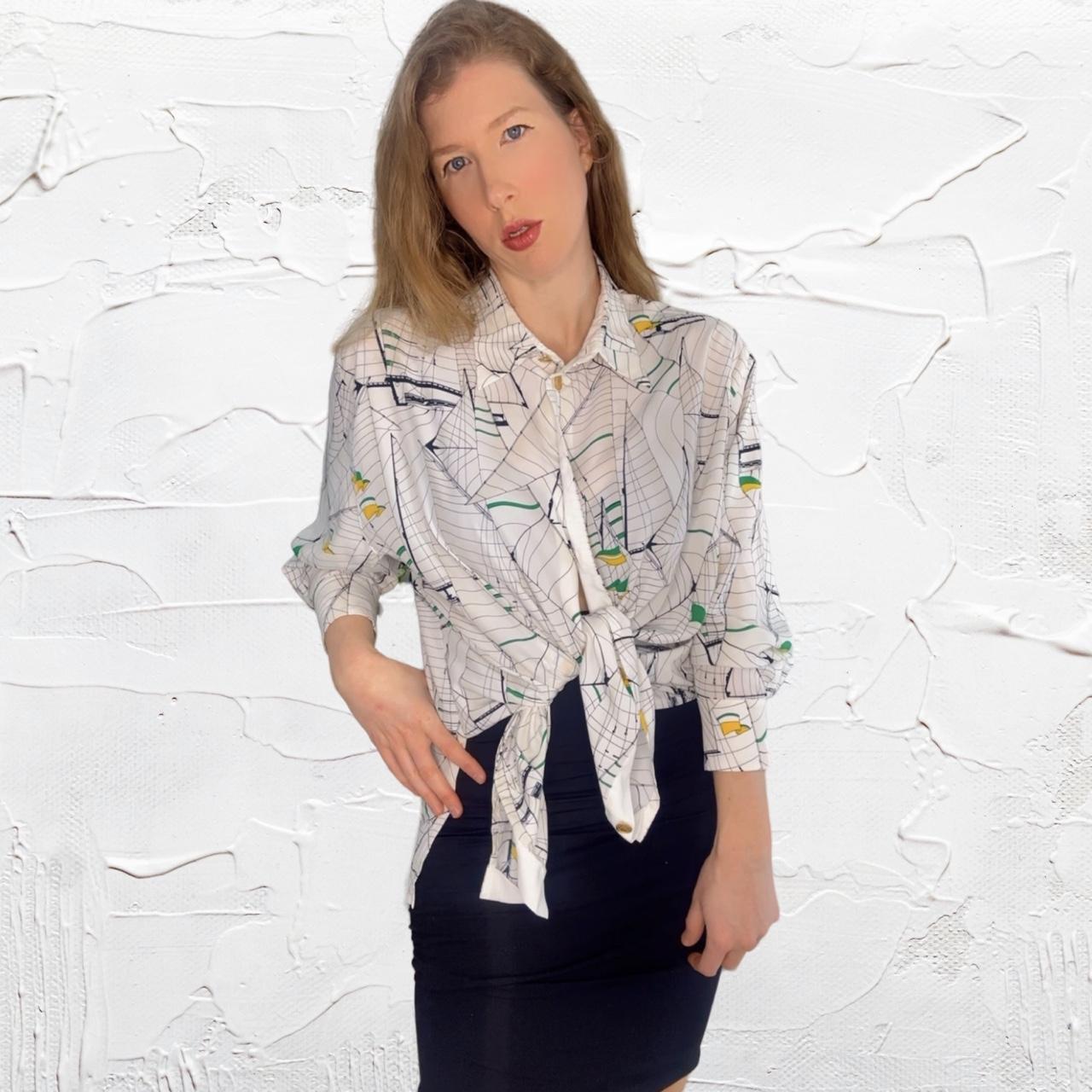 MARIO ROSELLA vintage 80s Italian designer nautical... - Depop