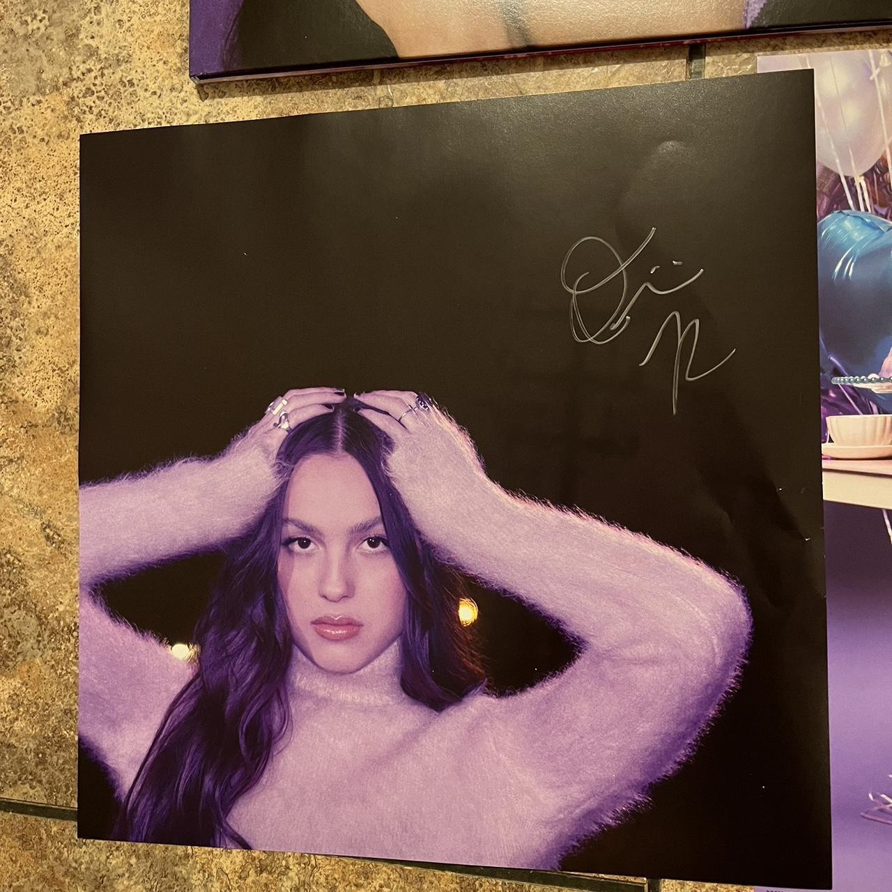 TWO Olivia Rodrigo Guts Vinyl with signed... - Depop