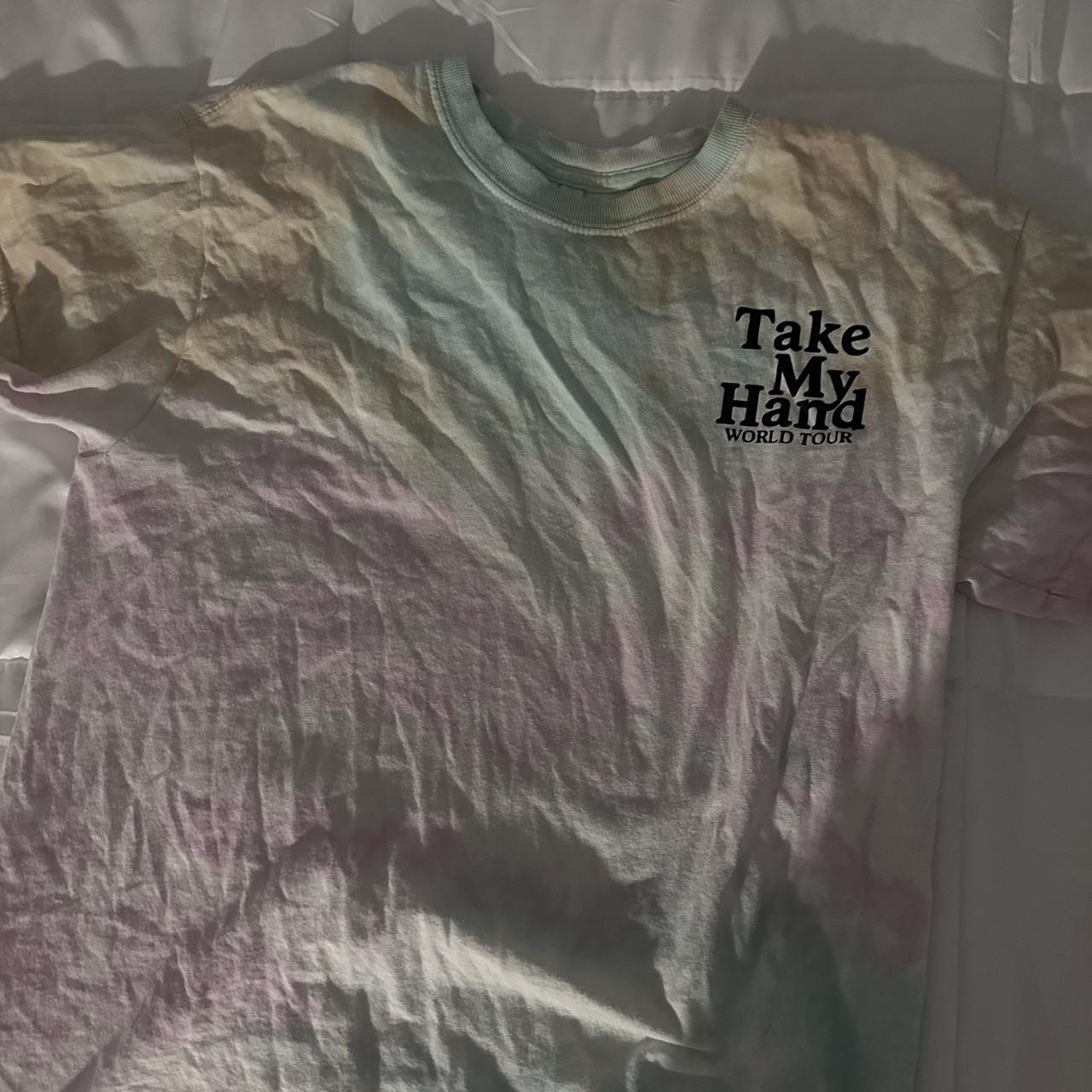 Take my hand tour tee from Etsy from the concert... - Depop
