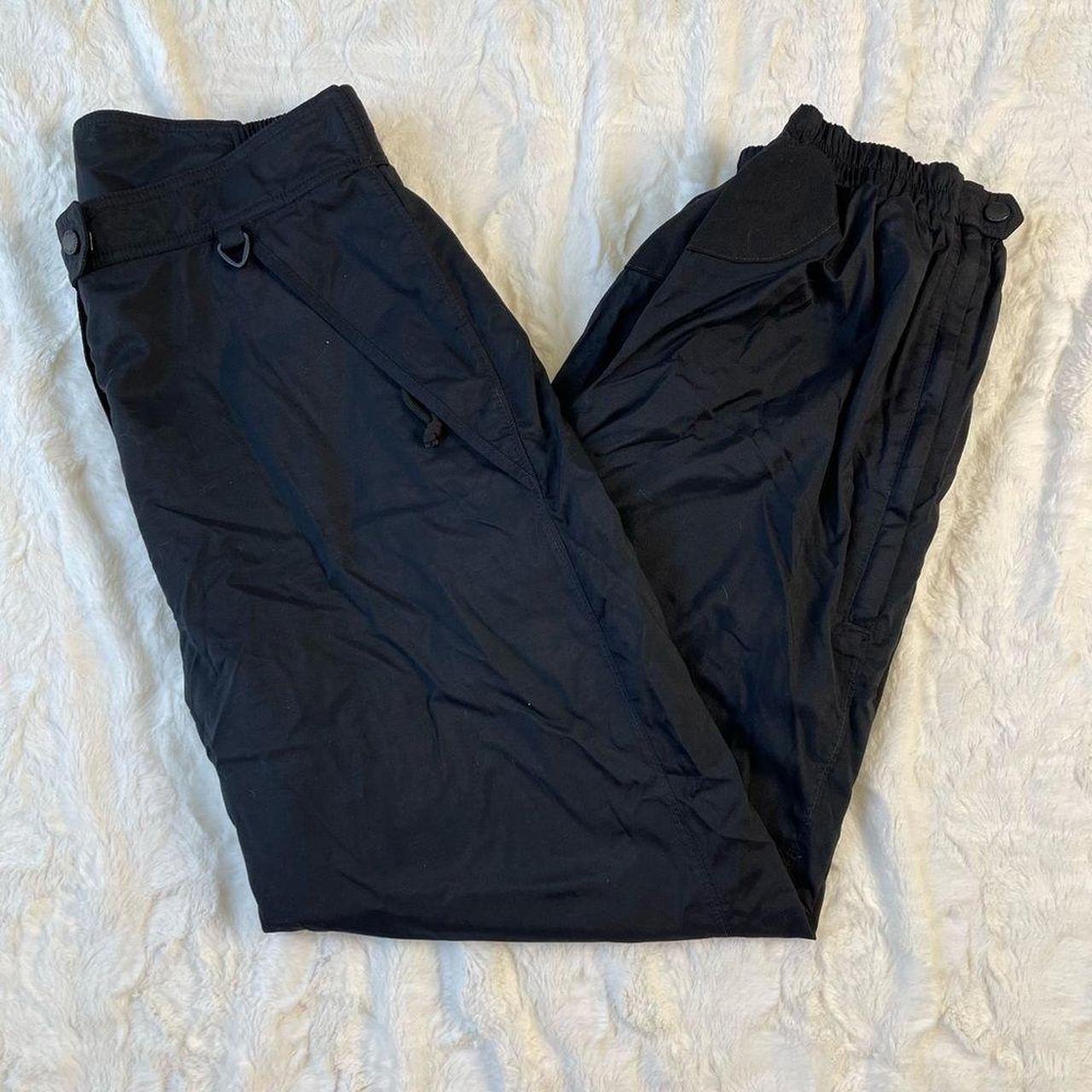 Black Insulated Columbia High Rise Snow... | Depop