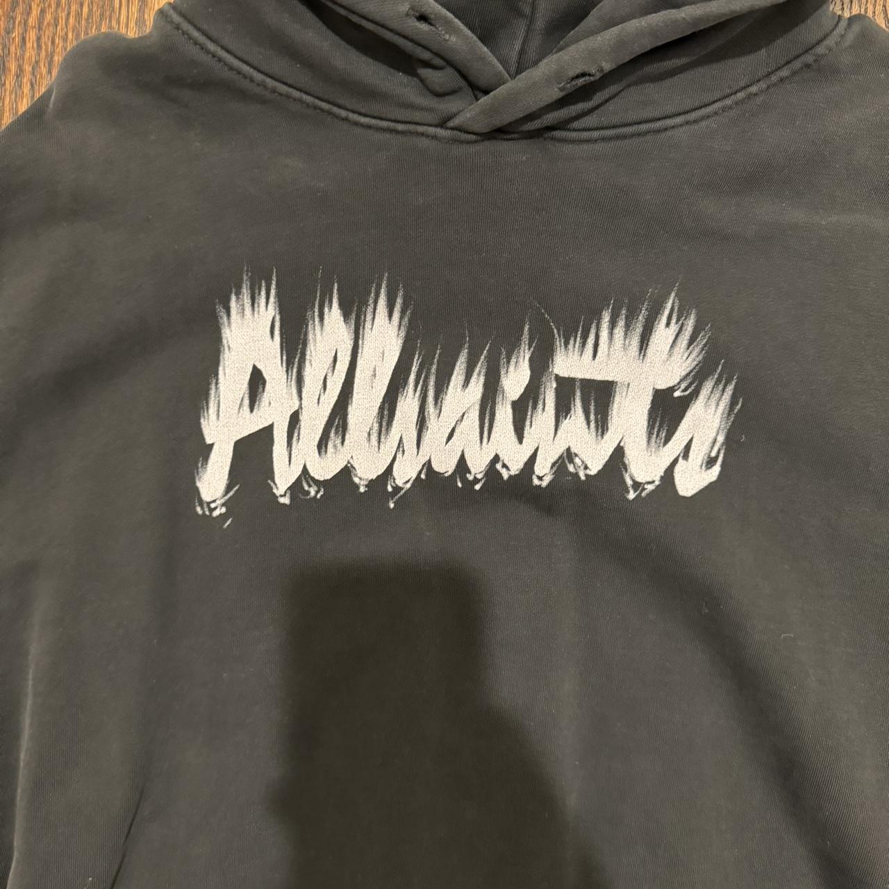 Allsaints washed balck hoodie size medium Great... - Depop Allsaints washed balck hoodie size medium Great... - Depop