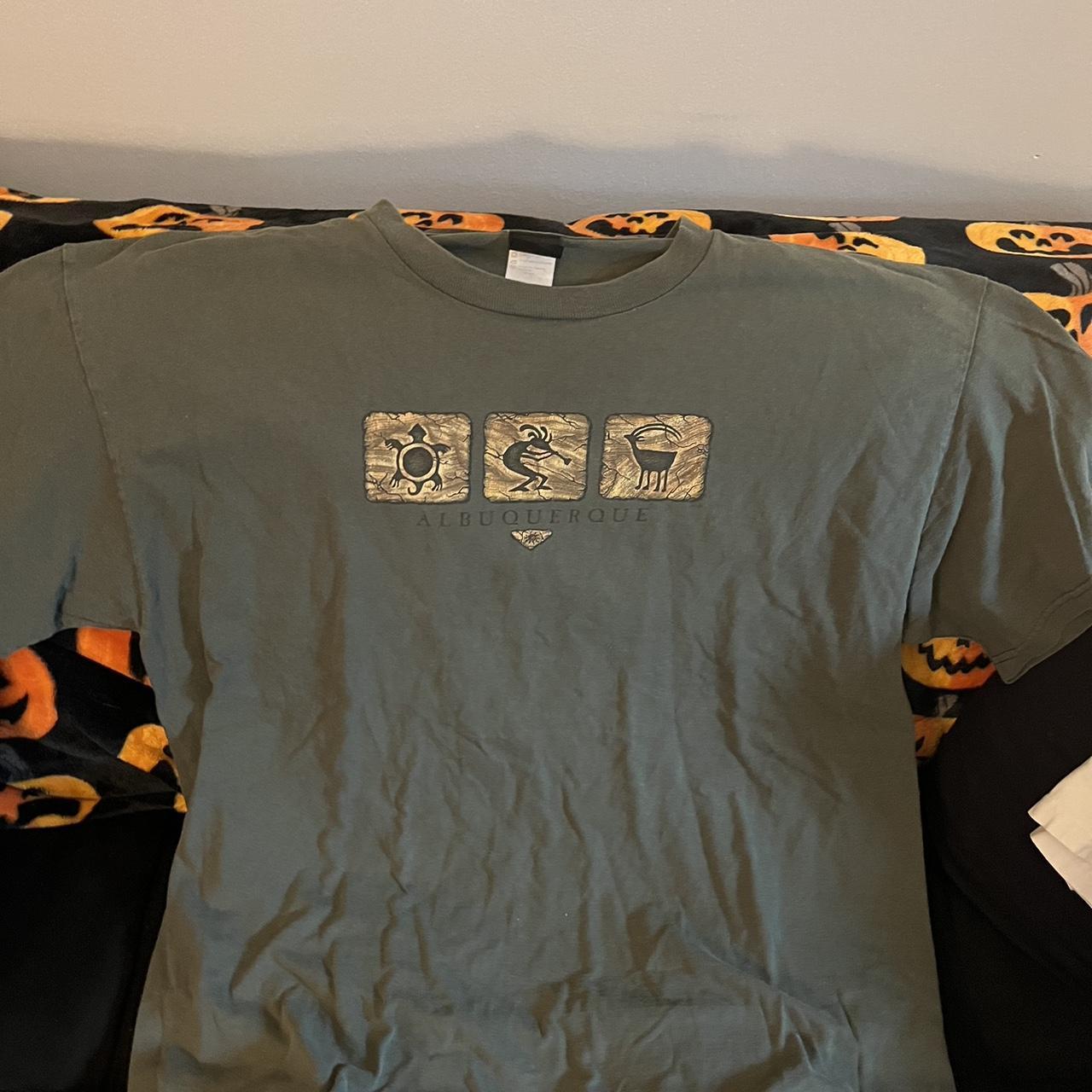 Forest green Albuquerque New Mexico graphic t-shirt... - Depop