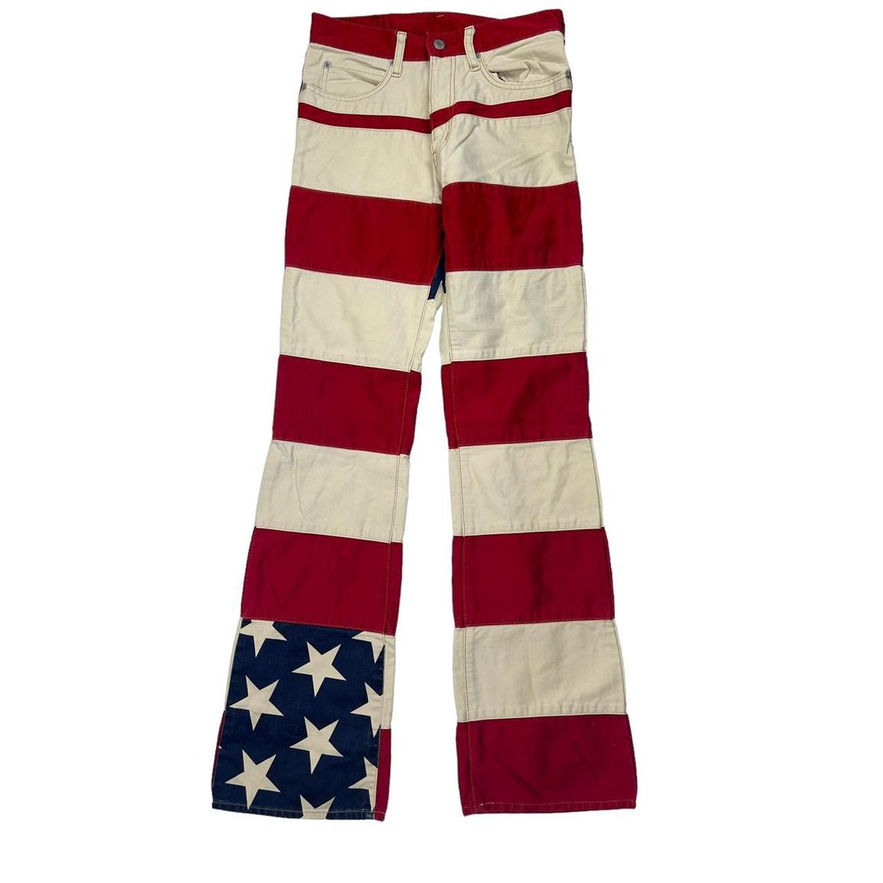 Hysteric glamour kinky flag denim Size: medium... - Depop