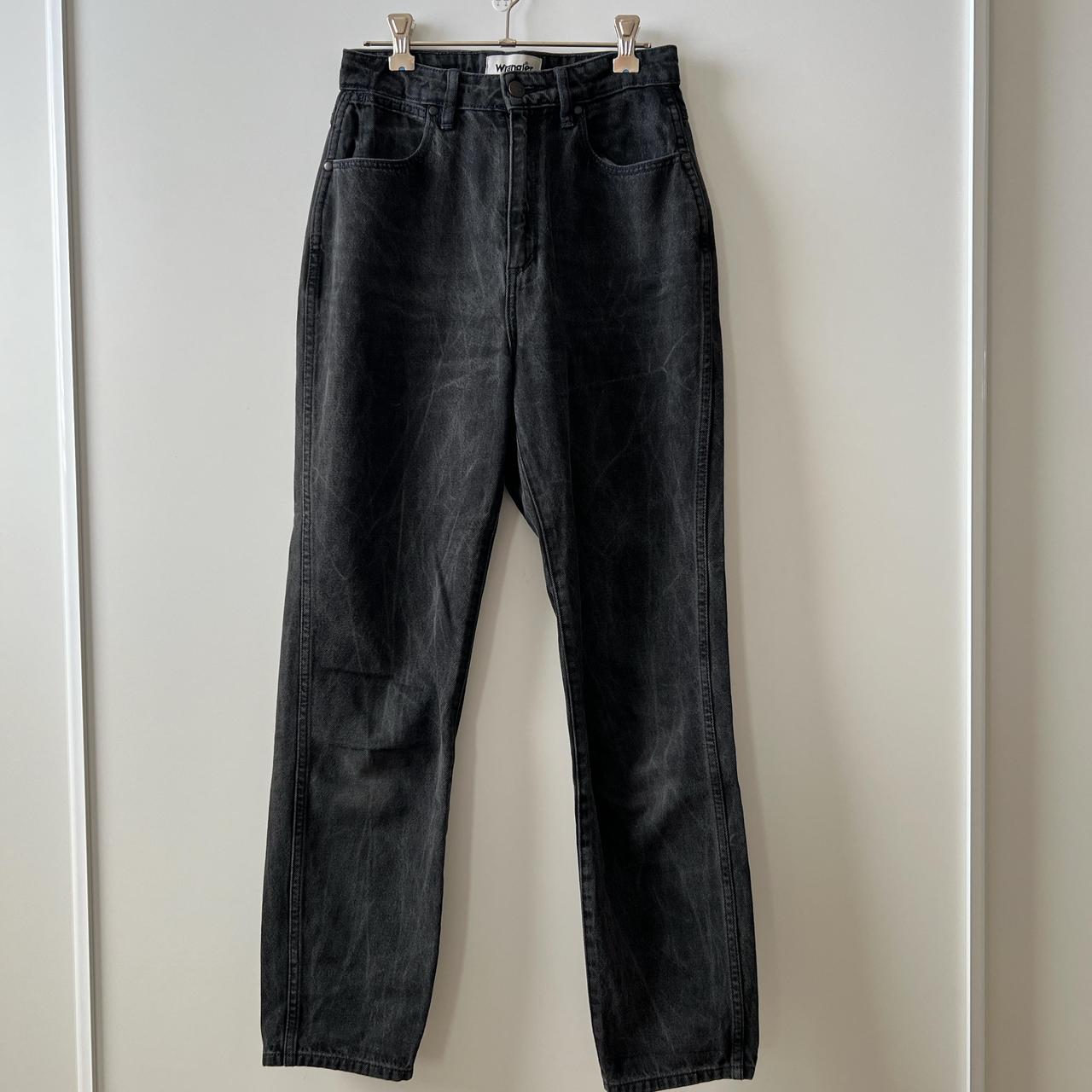 Wrangler drew black jean size 7 *** | Depop